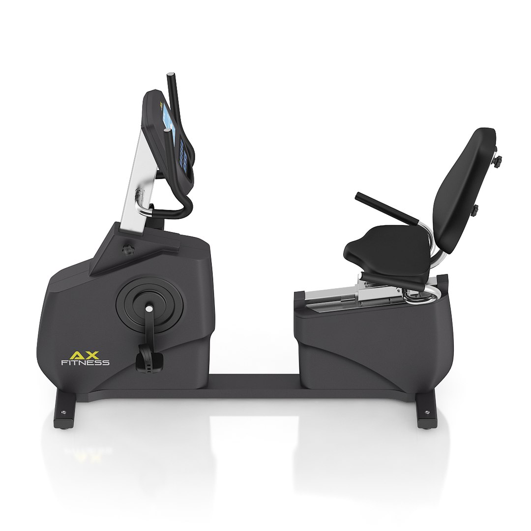 3d stationary horizontal bike model