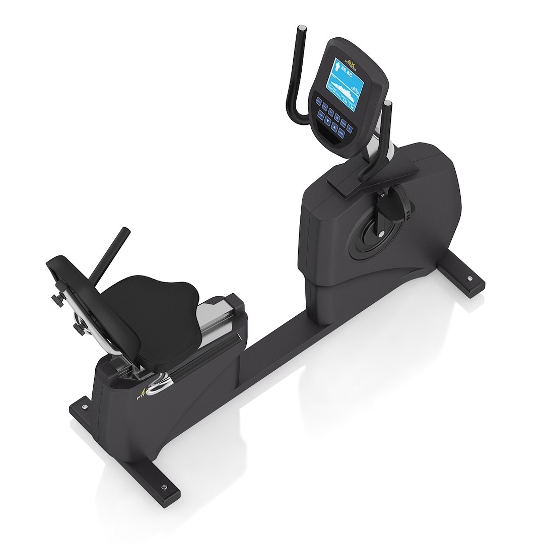 3d stationary horizontal bike model