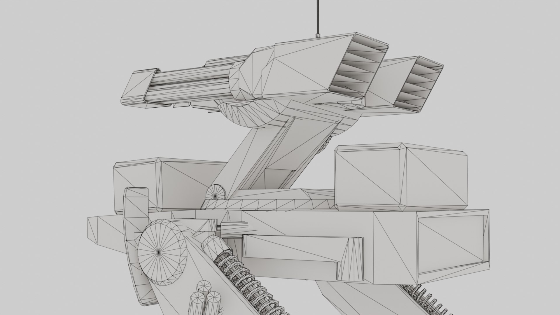 3D Mech Robot Two Legs Combat Sci-Fi Model - TurboSquid 2293941