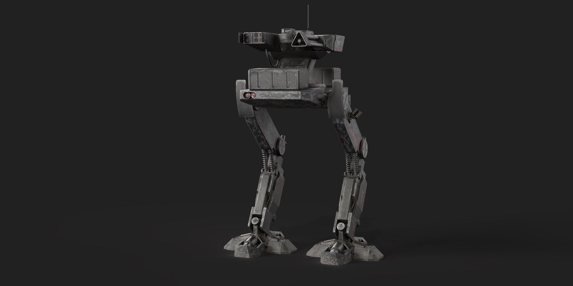3D Mech Robot Two Legs Combat Sci-Fi Model - TurboSquid 2293941