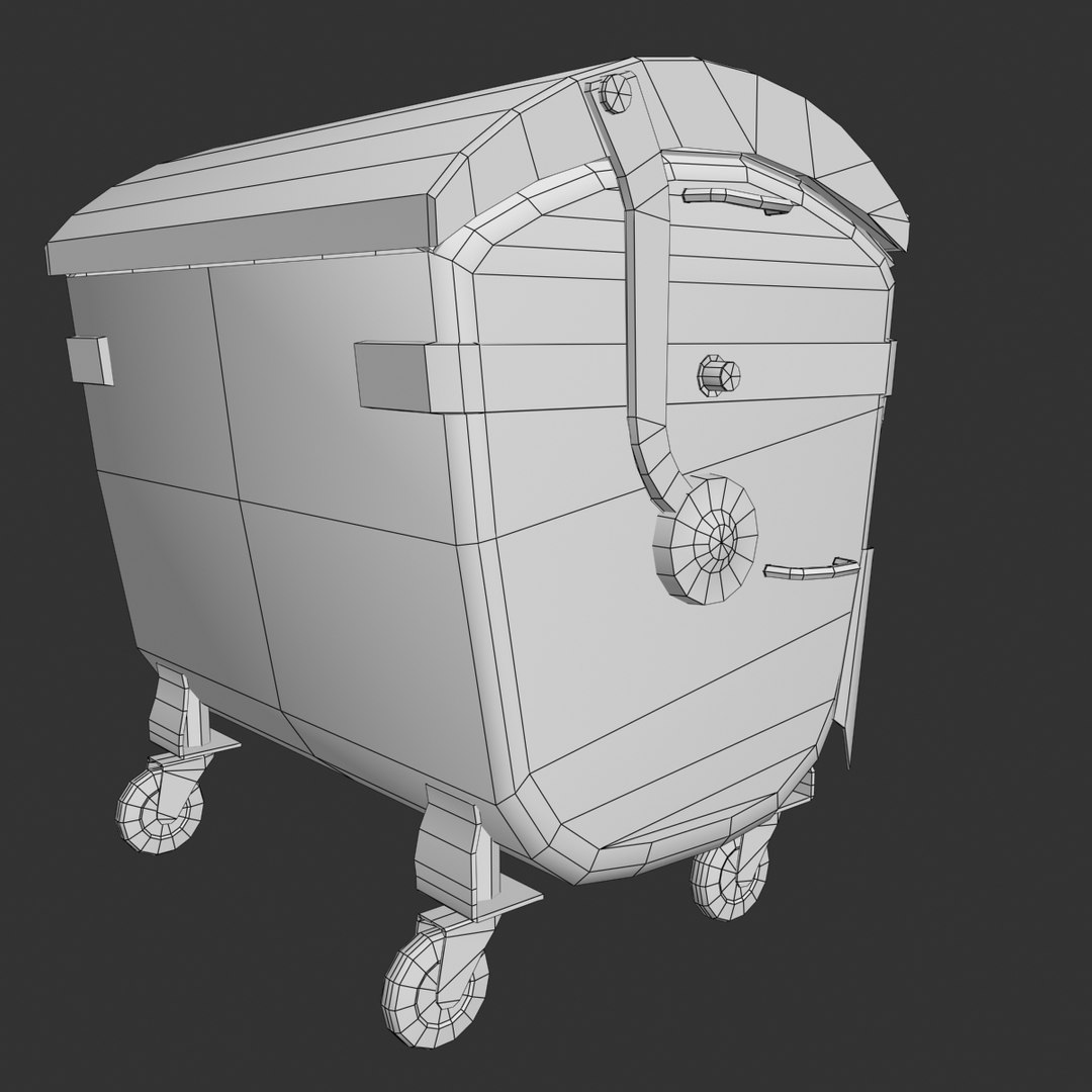 3d Model Garbage Container