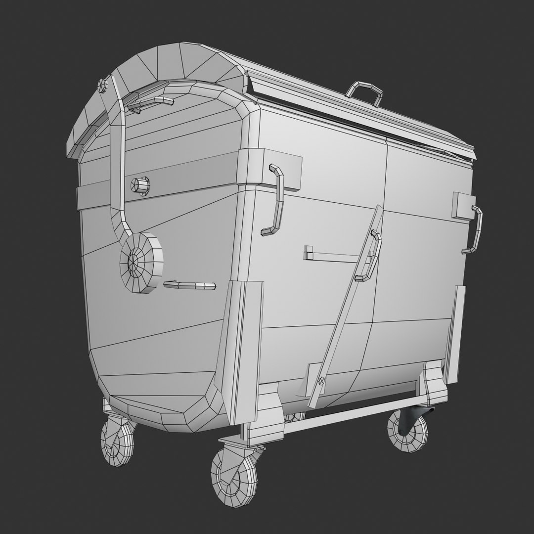 3d Model Garbage Container