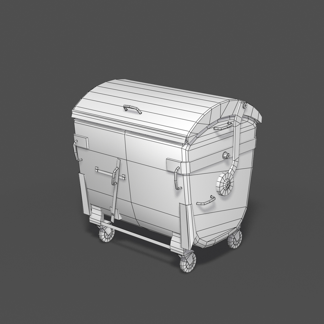3d Model Garbage Container