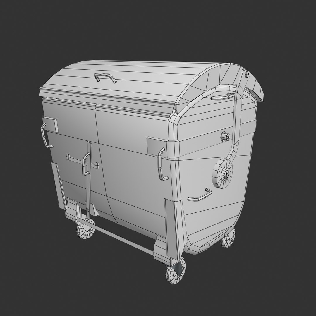 3d Model Garbage Container