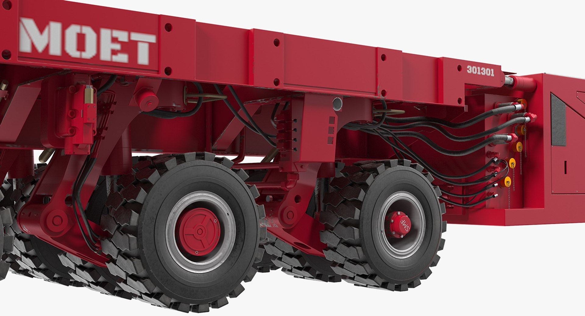 Mammoet Self-propelled Modular Transporter 3D Model - TurboSquid 1418837