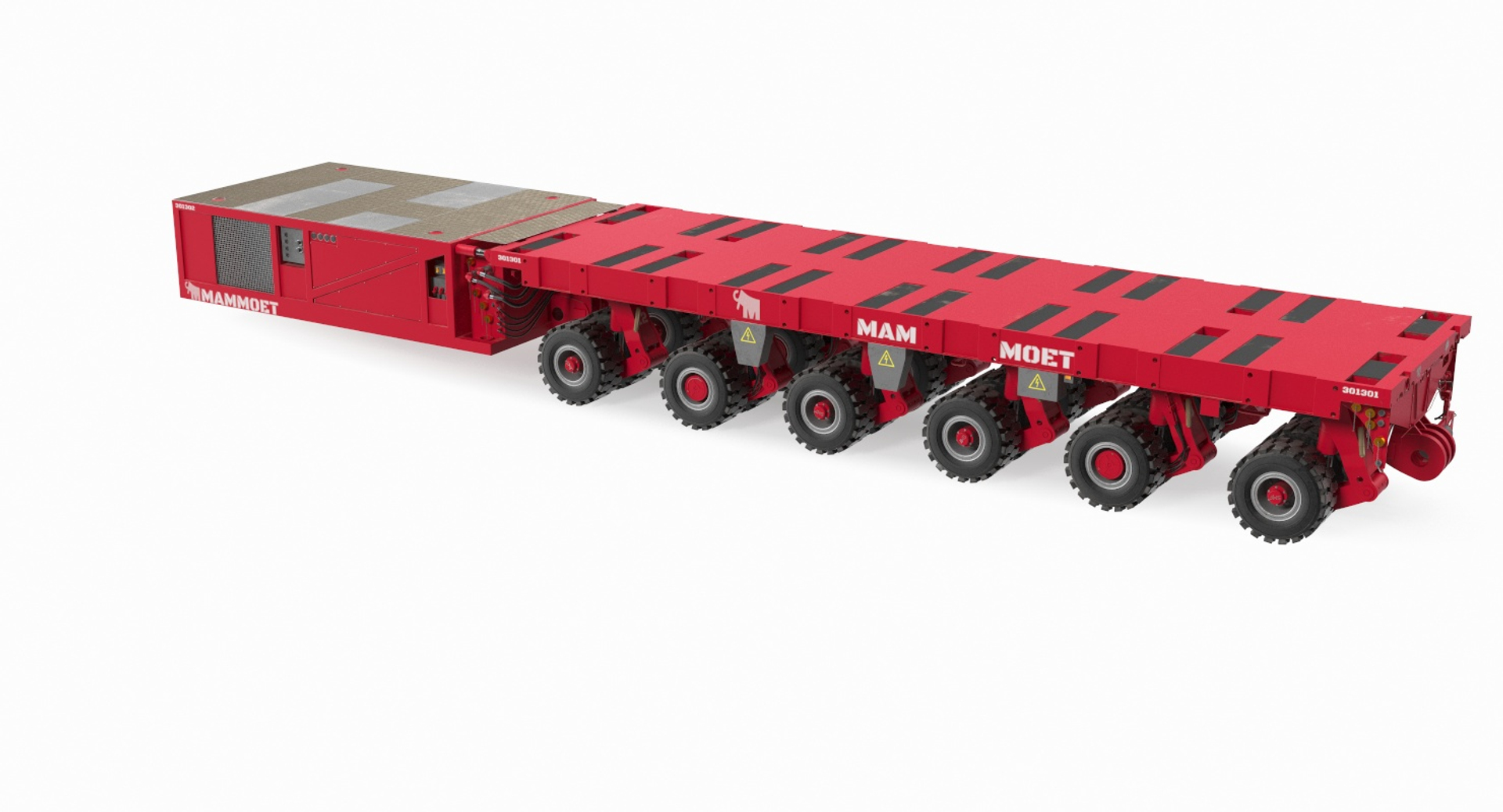 Mammoet Self-propelled Modular Transporter 3D Model - TurboSquid 1418837