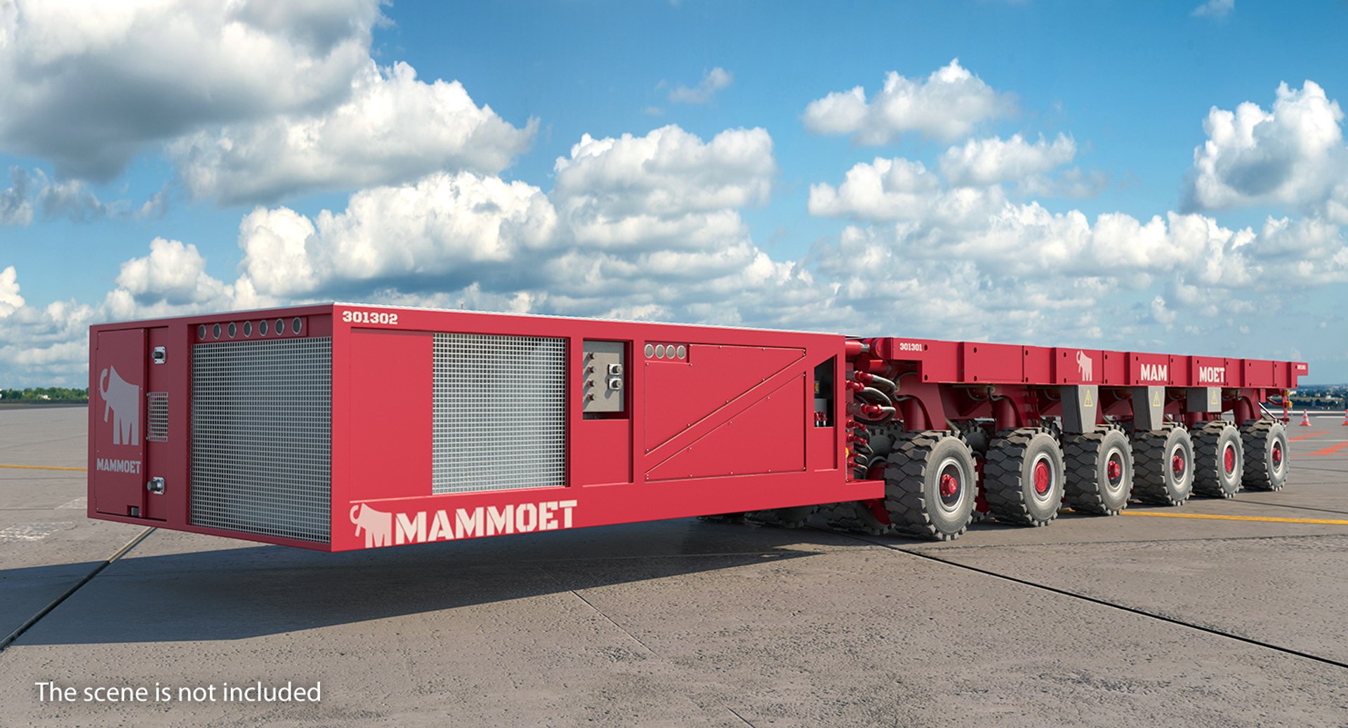 Mammoet Self-propelled Modular Transporter 3D Model - TurboSquid 1418837