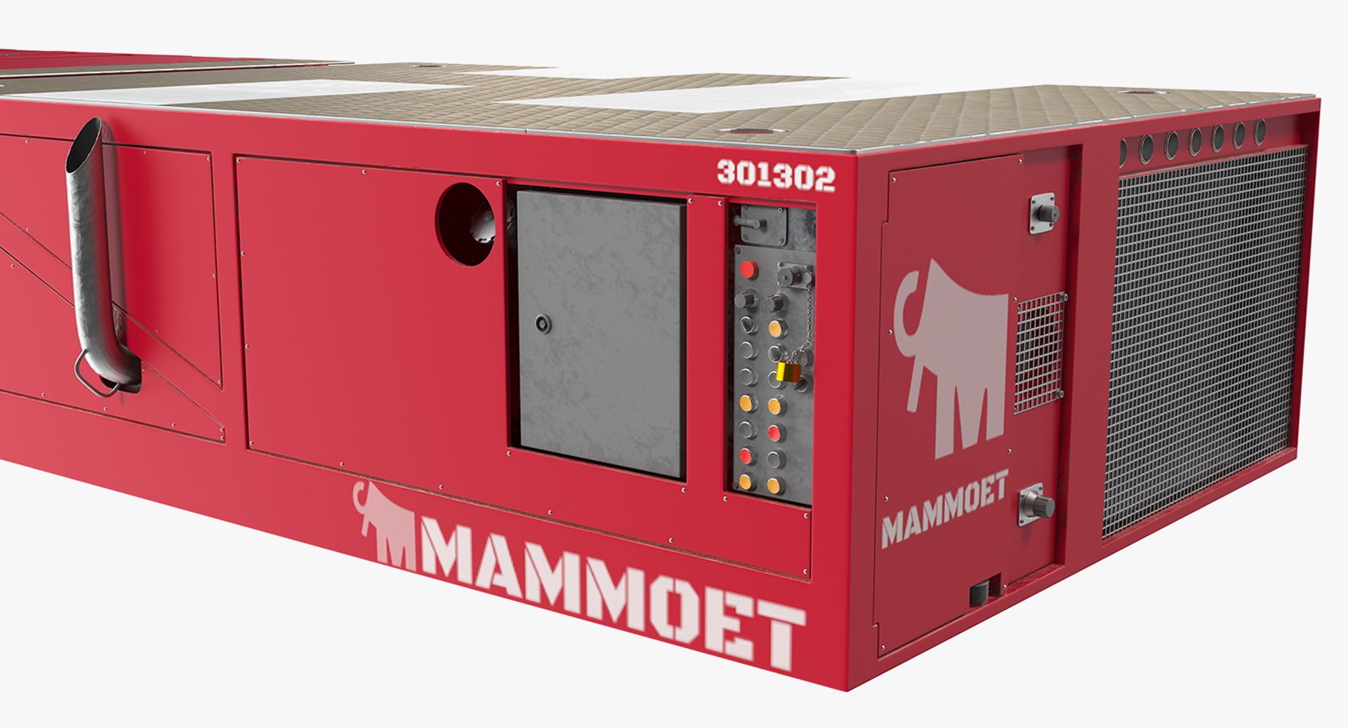 Mammoet self-propelled modular transporter 3D model - TurboSquid 1418837