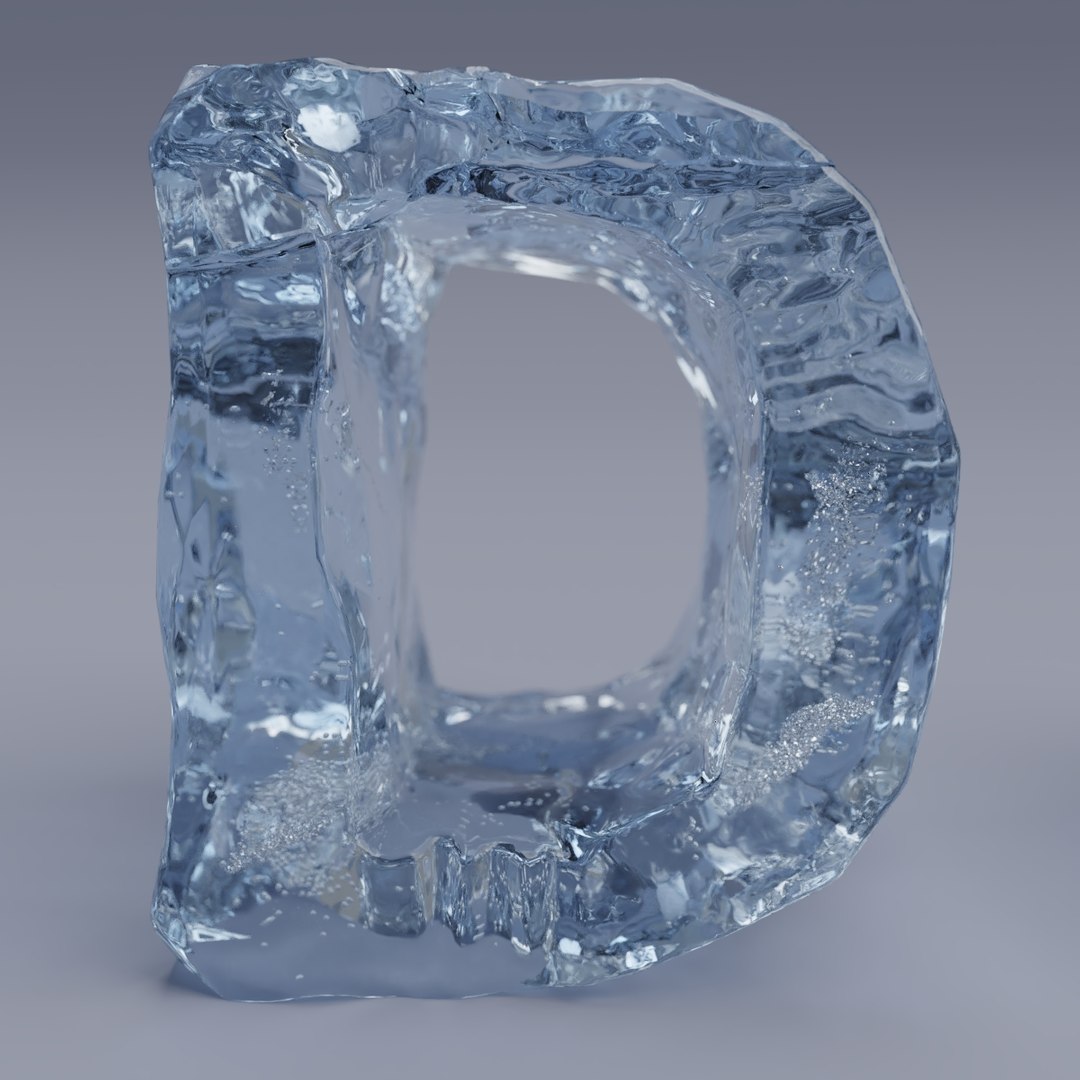 3D Letter D - TurboSquid 1341384