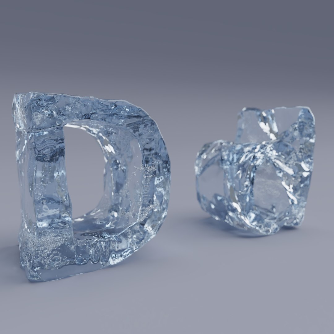 3D Letter D - TurboSquid 1341384