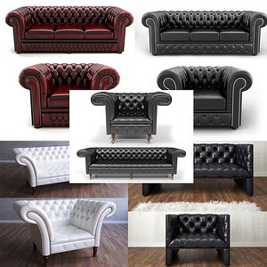 Bundle And Low Poly Wittmann Moebelwerkstaetten Furniture 3D Models For ...
