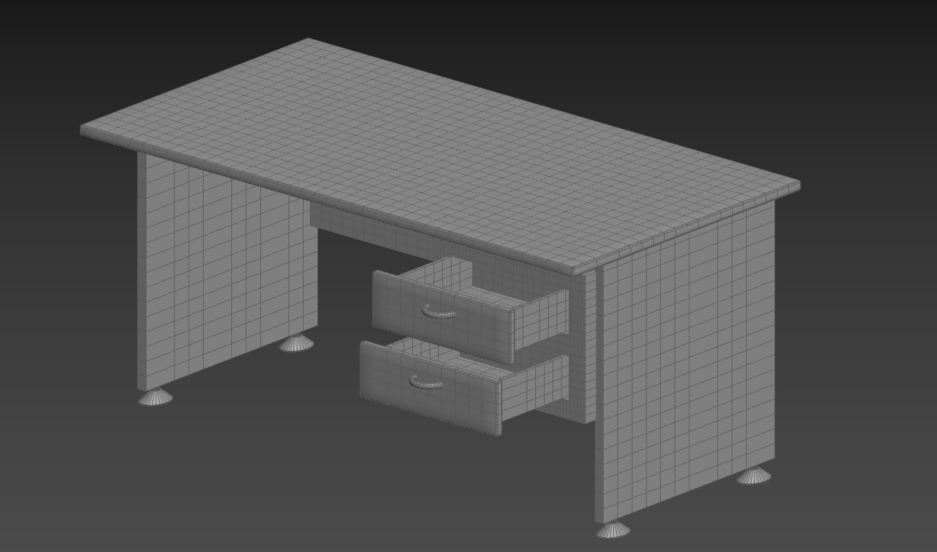 Study Desk 3D Model - TurboSquid 1279272