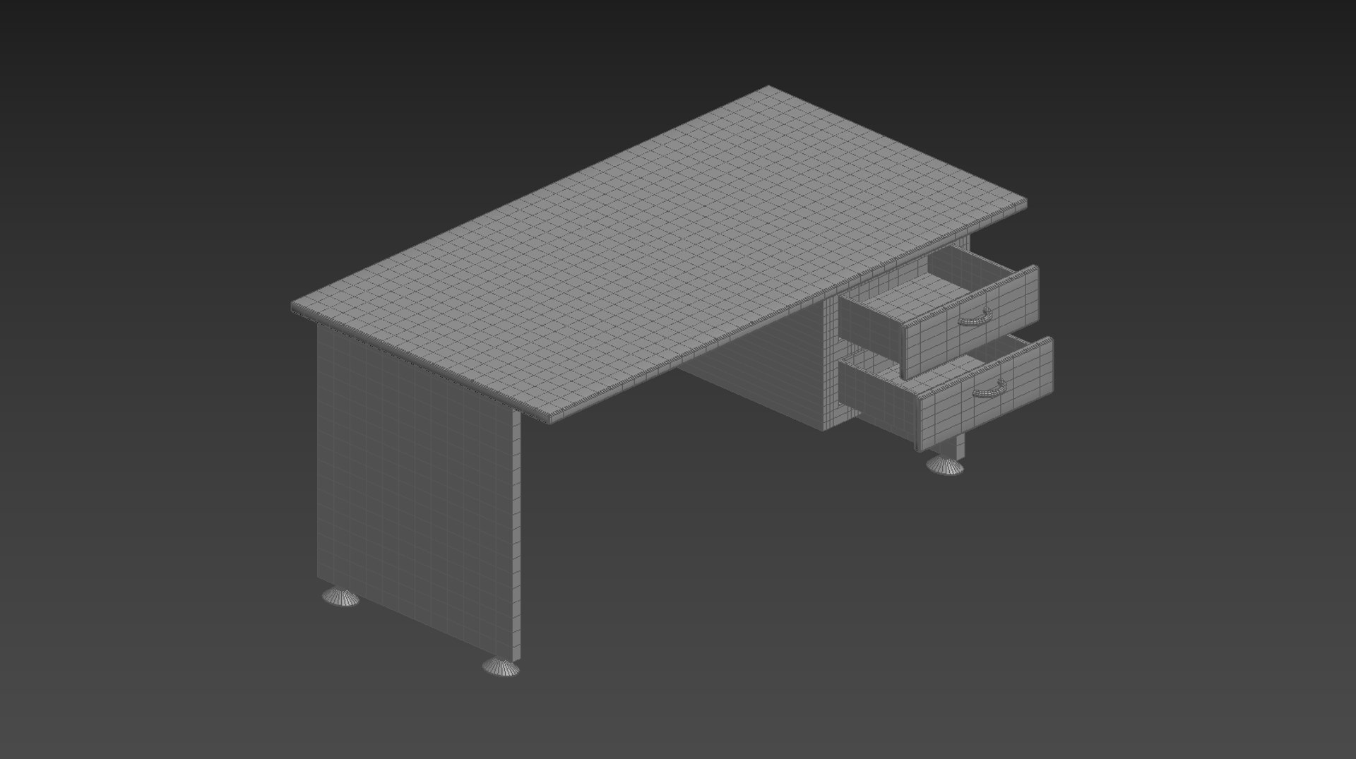 Study Desk 3D Model - TurboSquid 1279272