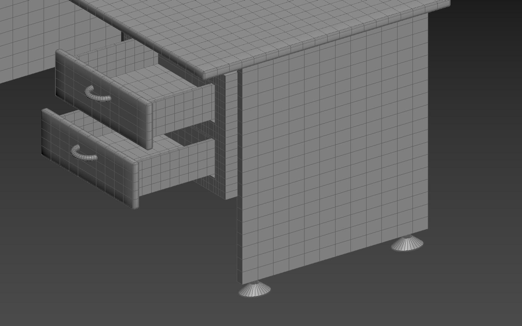 Study Desk 3D Model - TurboSquid 1279272