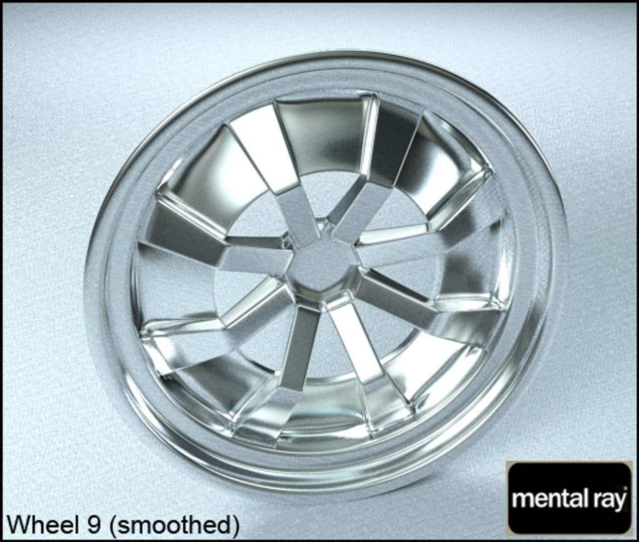 Wheel 9 3d Model