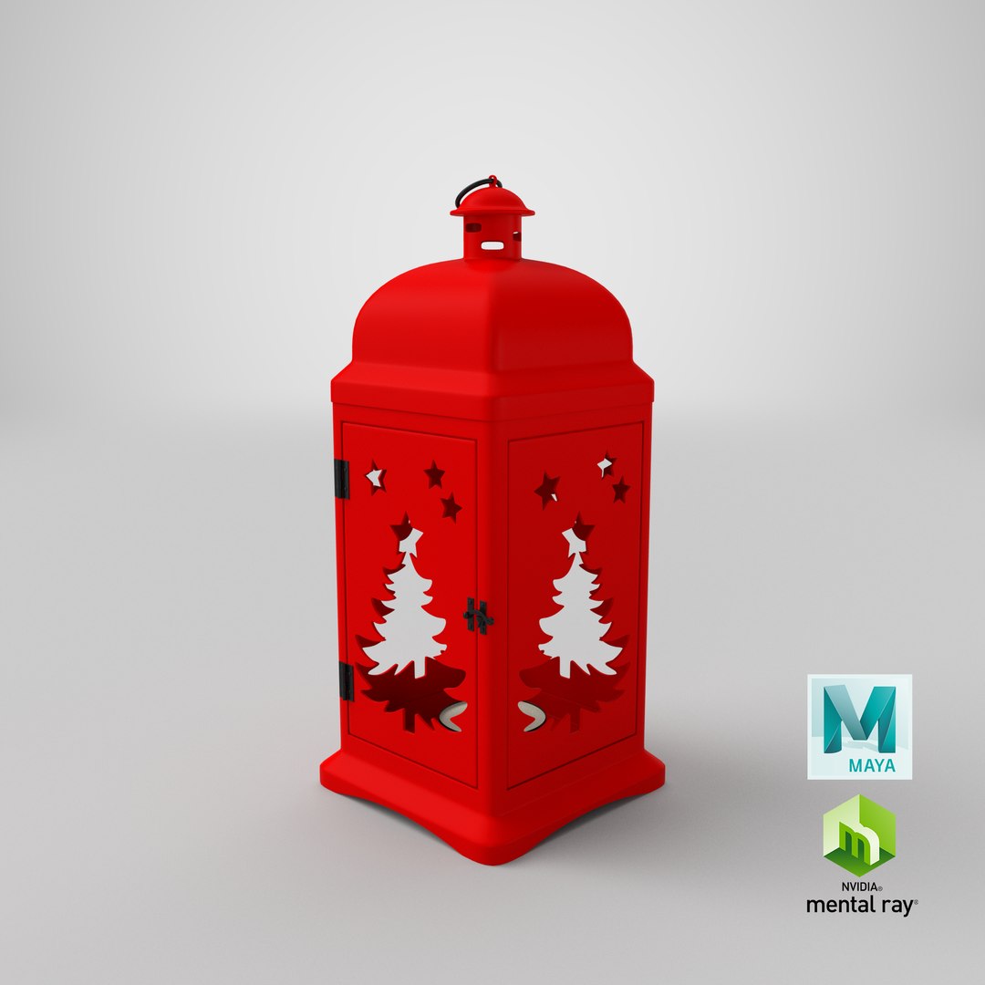 3D lantern christmas model - TurboSquid 1333161