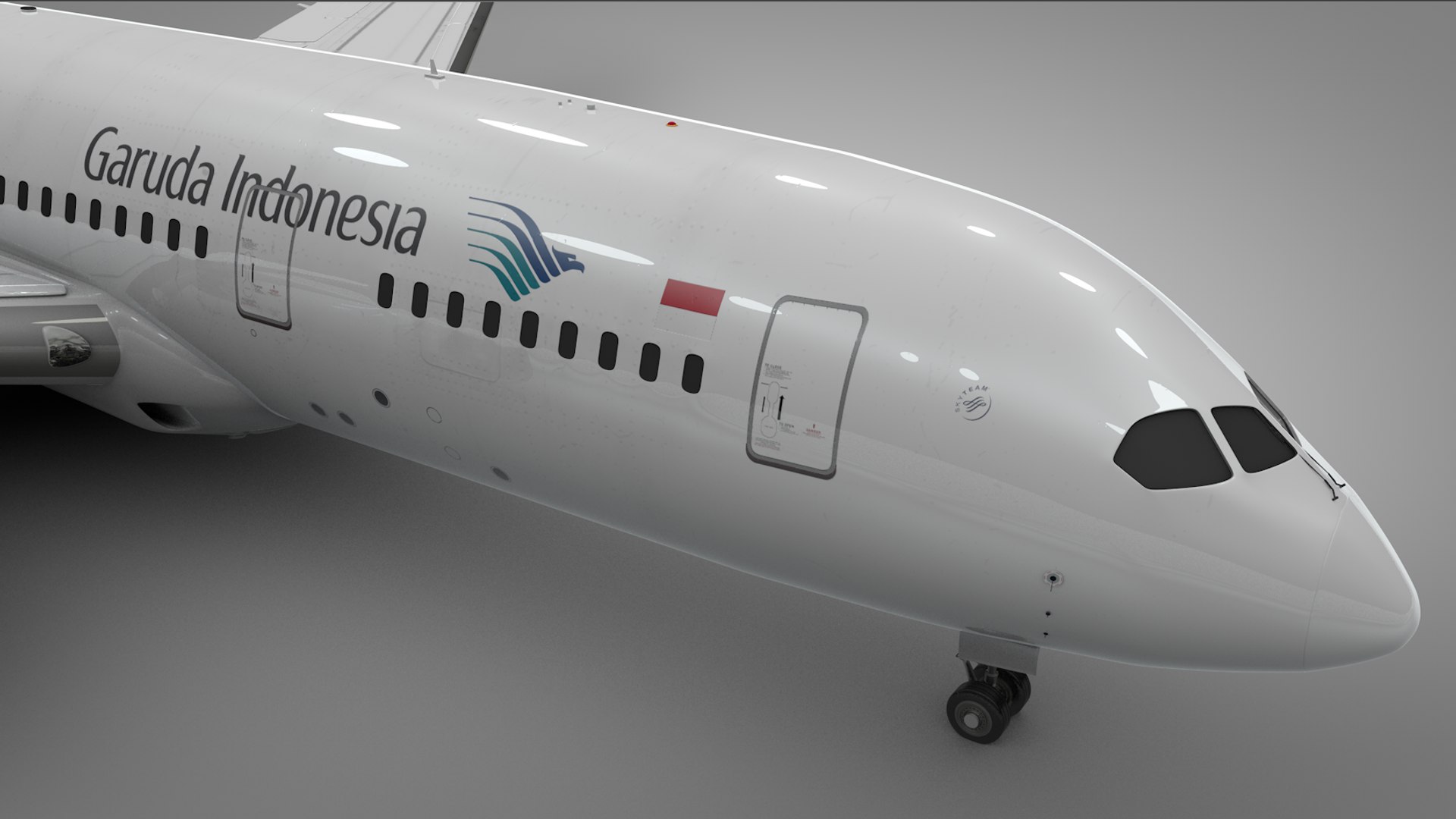 3D Boeing 787 Dreamliner Garuda - TurboSquid 1612603