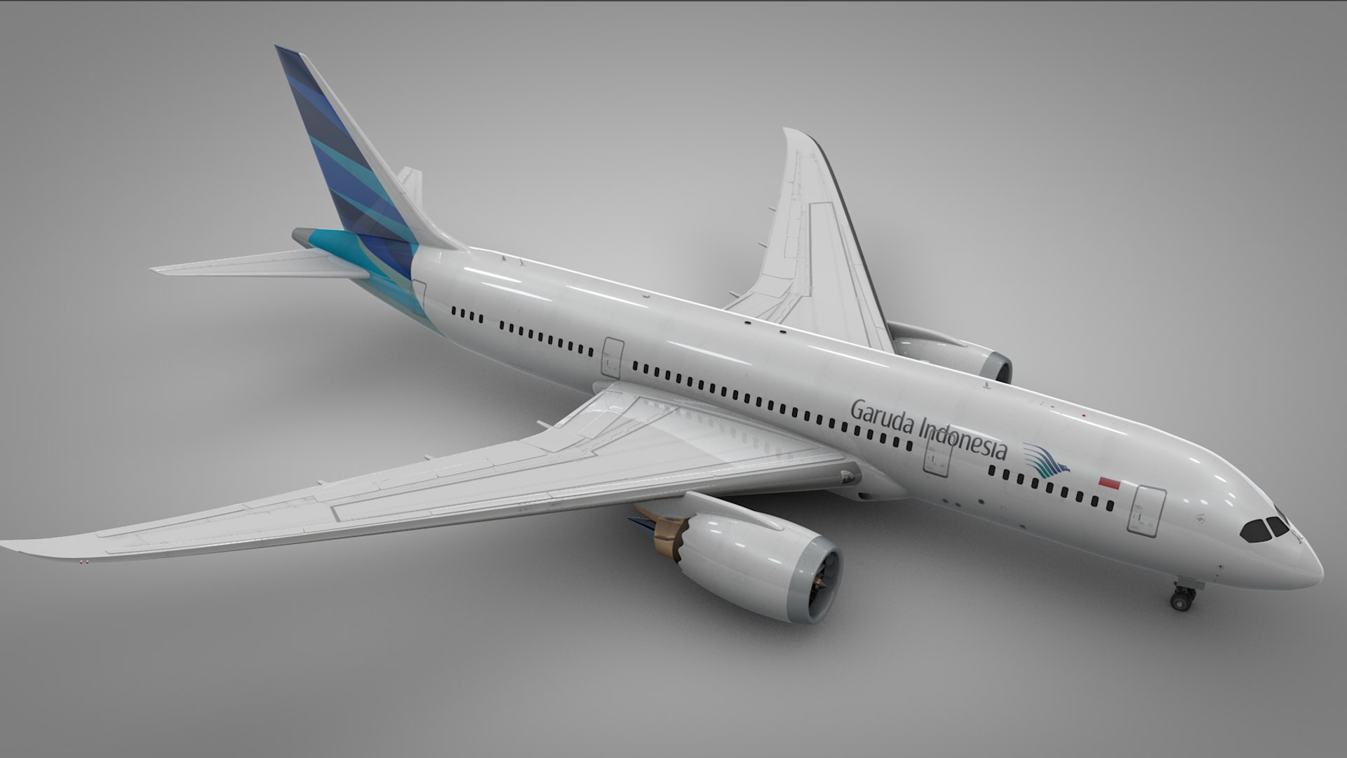 3D Boeing 787 Dreamliner Garuda - TurboSquid 1612603