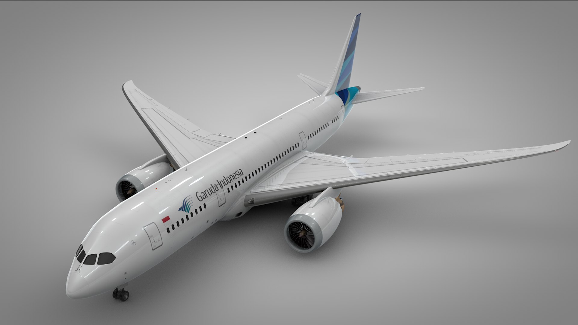 3D Boeing 787 Dreamliner Garuda - TurboSquid 1612603