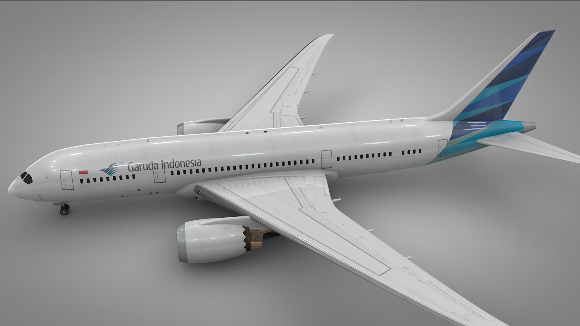 3D Boeing 787 Dreamliner Garuda - TurboSquid 1612603
