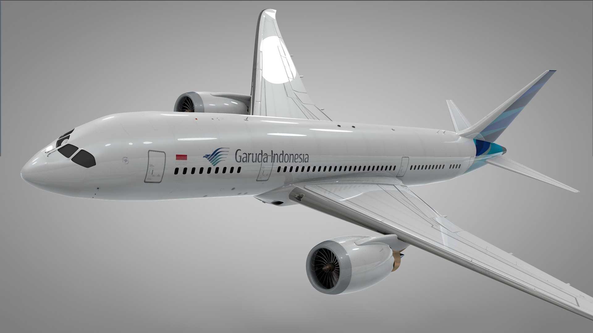 3D Boeing 787 Dreamliner Garuda - TurboSquid 1612603
