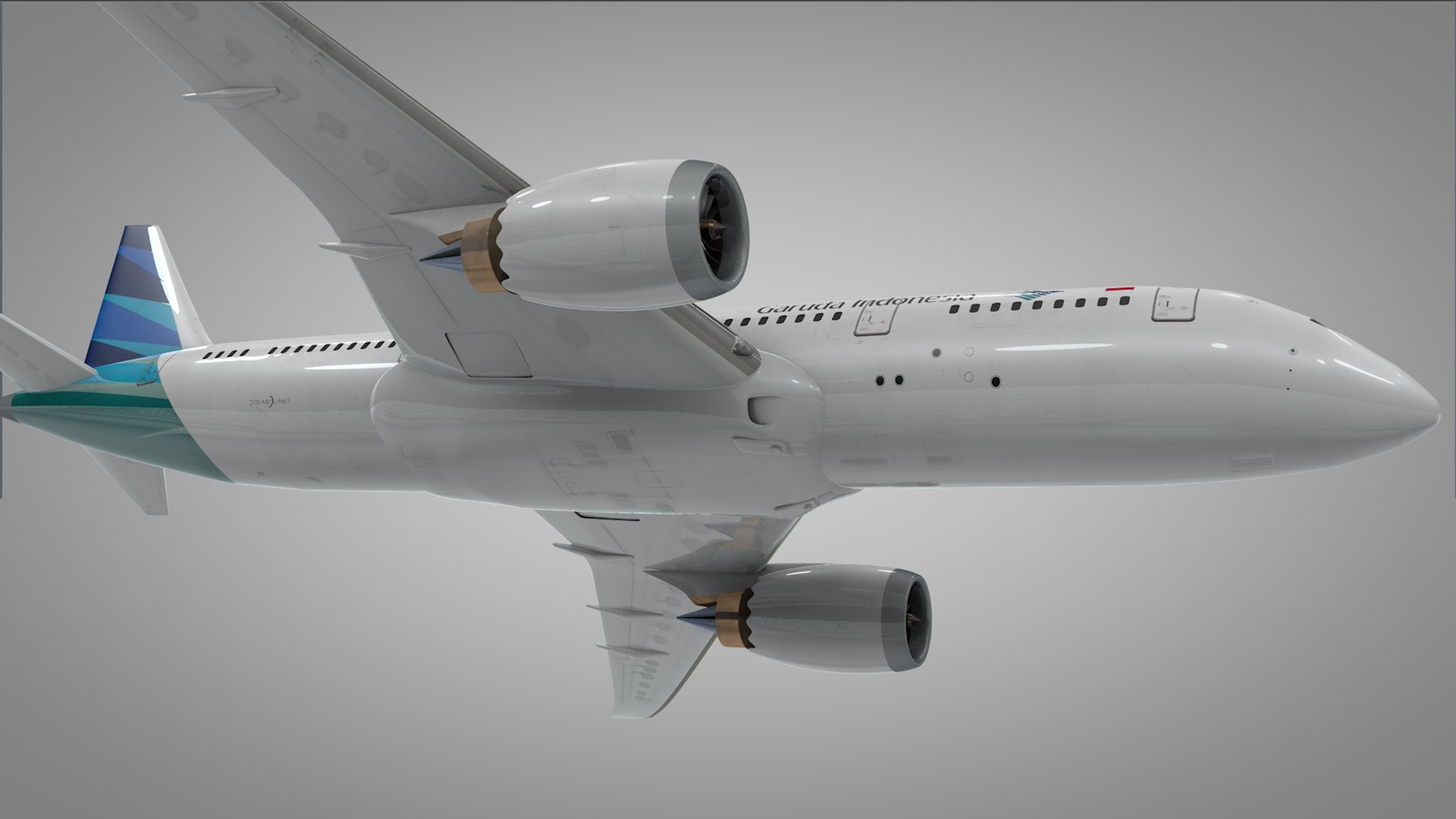 3D Boeing 787 Dreamliner Garuda - TurboSquid 1612603