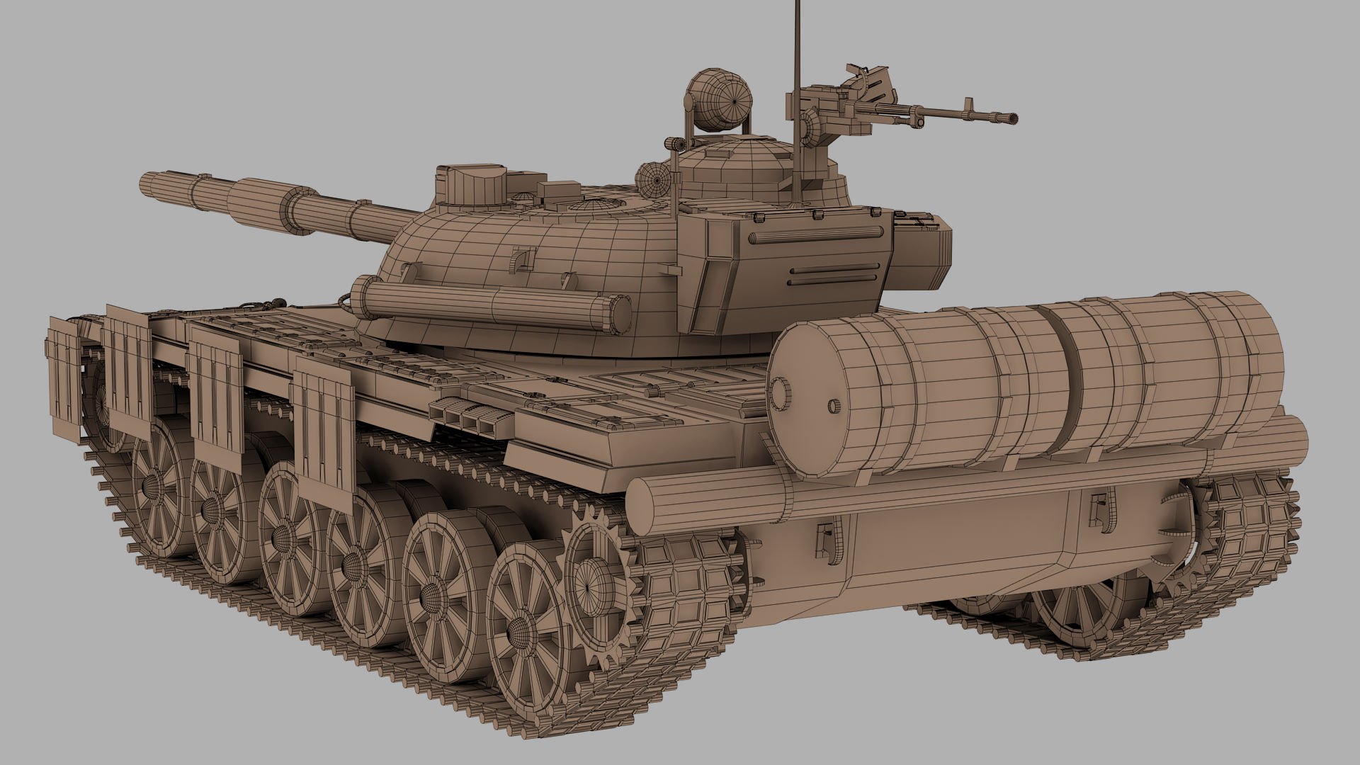 3D Model T 72 Ural Tank - TurboSquid 2167251