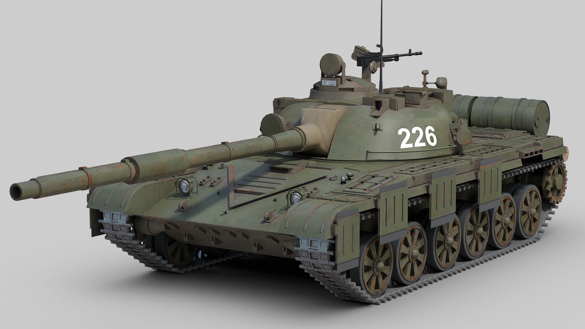 3D Model T 72 Ural Tank - TurboSquid 2167251