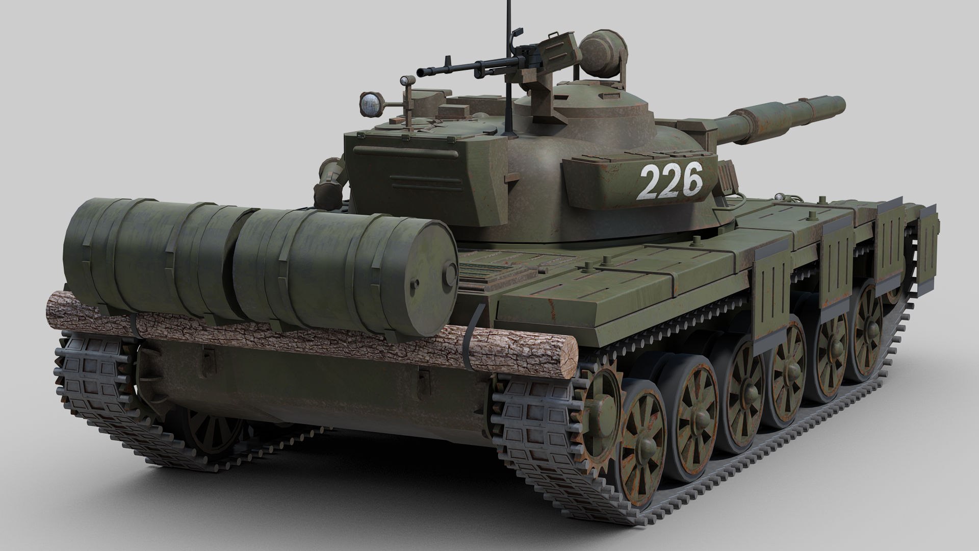 3D Model T 72 Ural Tank - TurboSquid 2167251