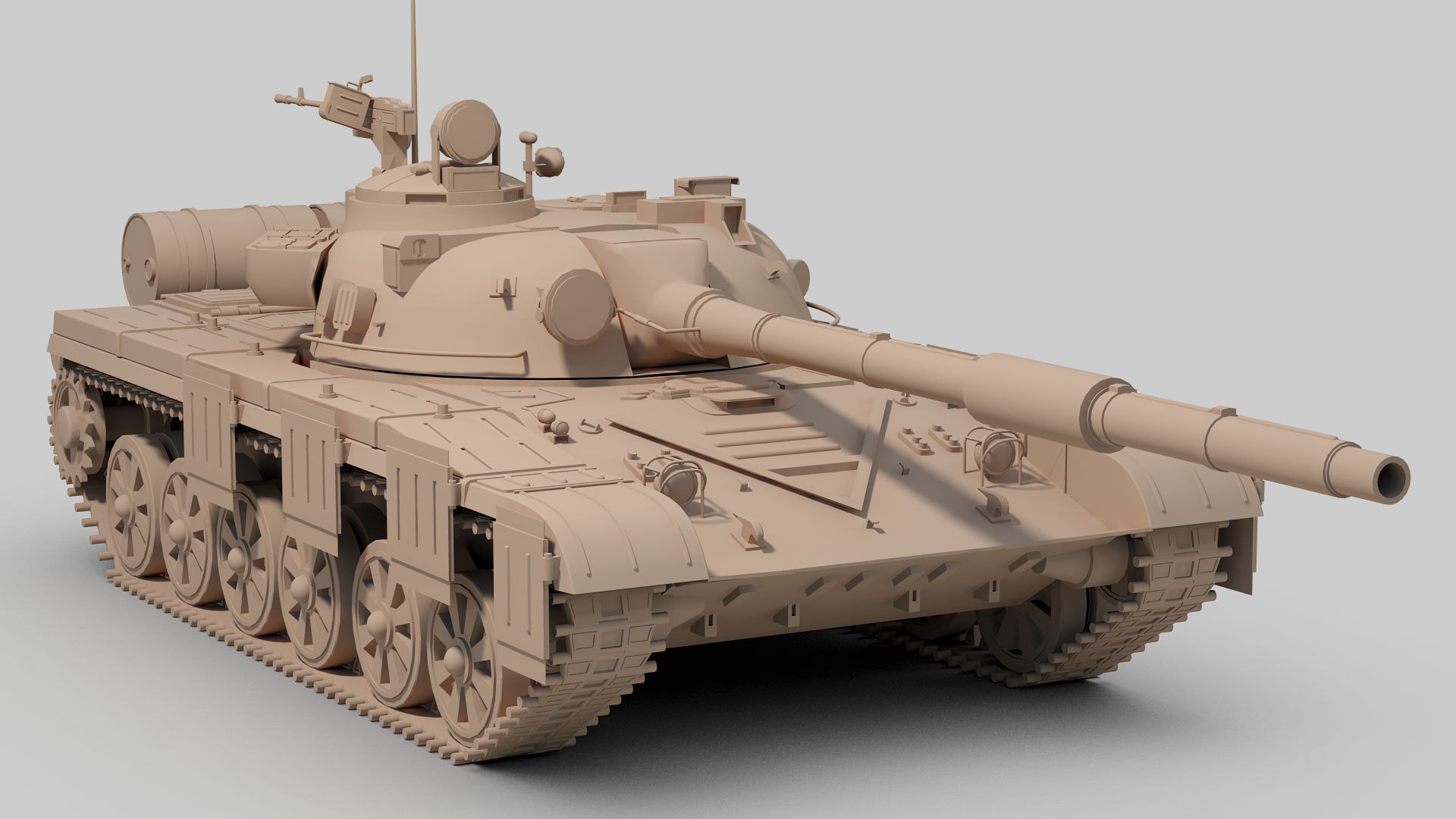 3D Model T 72 Ural Tank - TurboSquid 2167251
