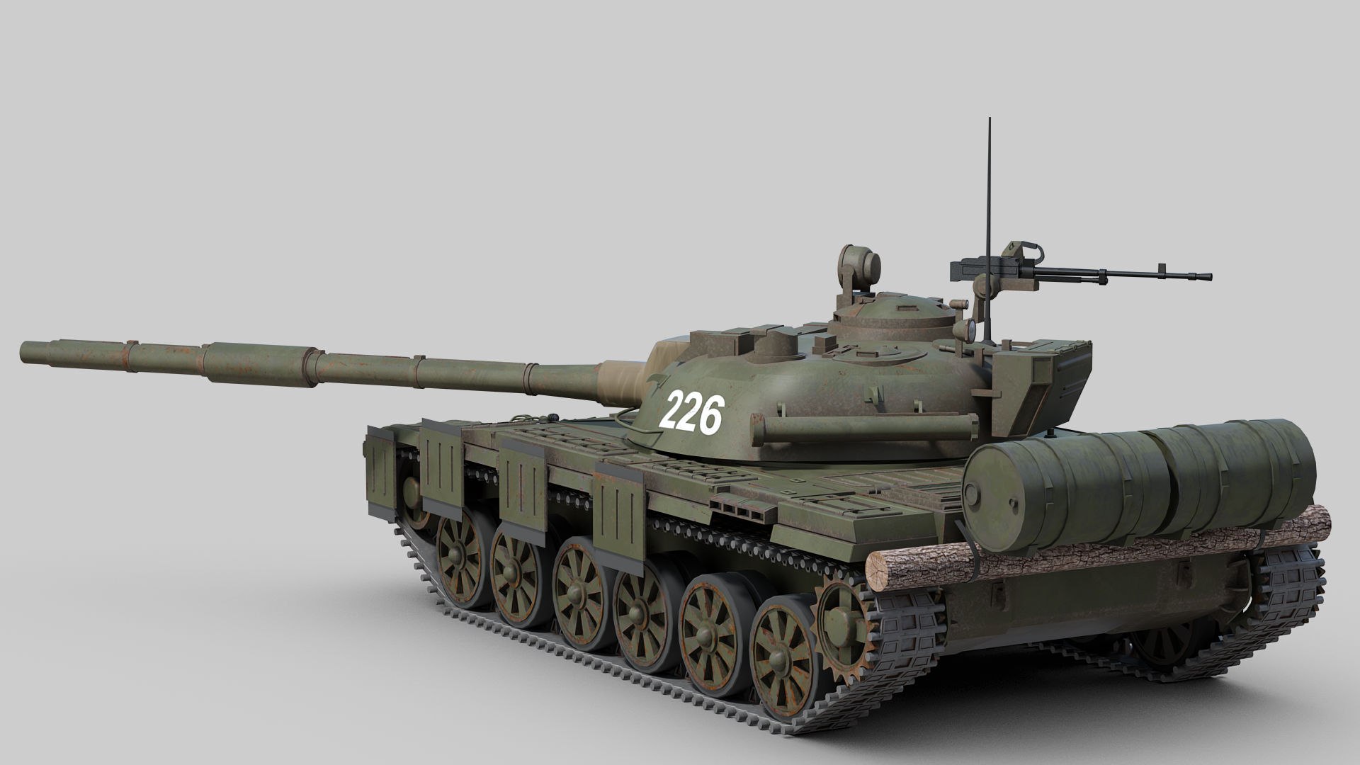 3D Model T 72 Ural Tank - TurboSquid 2167251