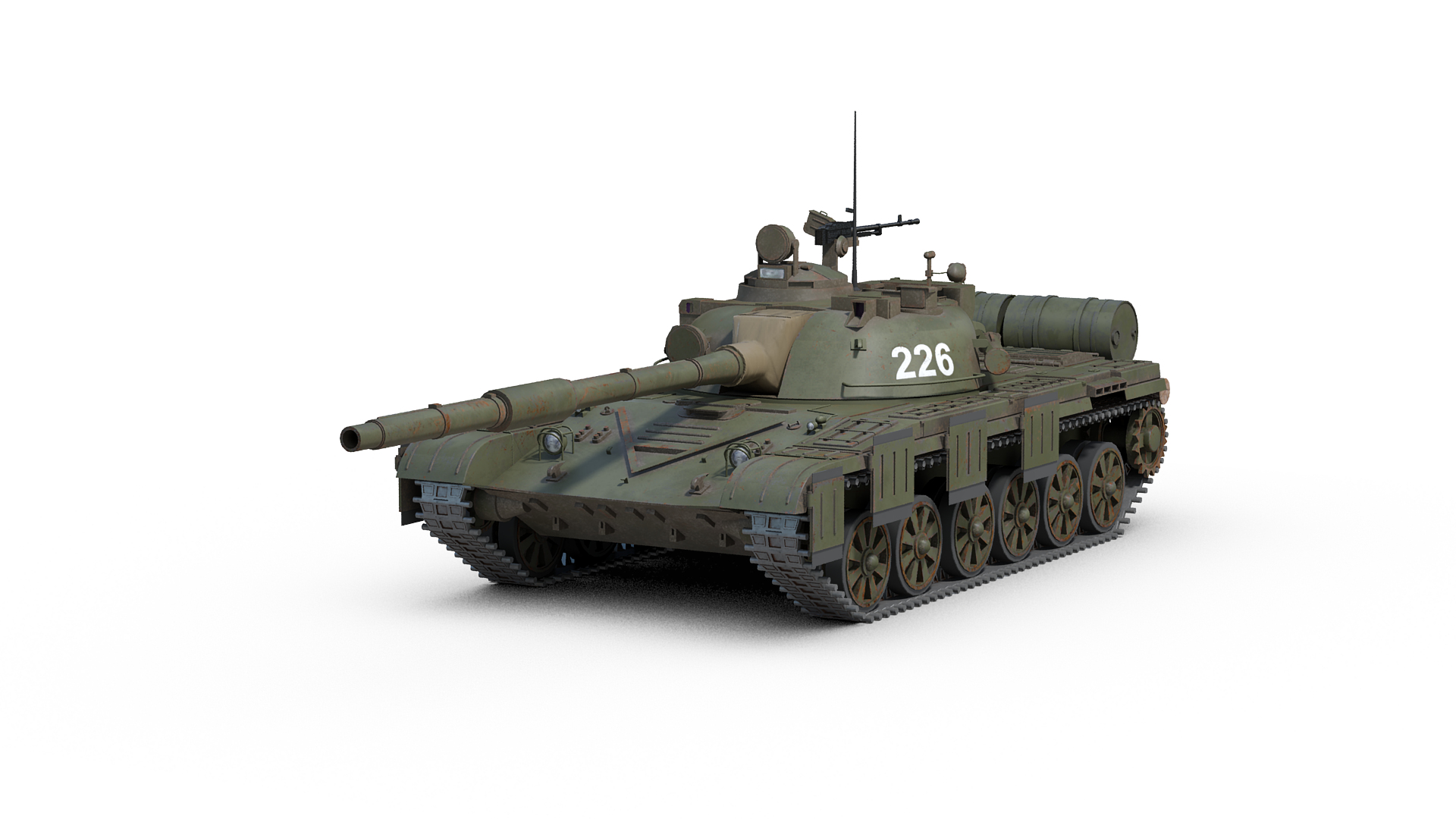 3D Model T 72 Ural Tank - TurboSquid 2167251