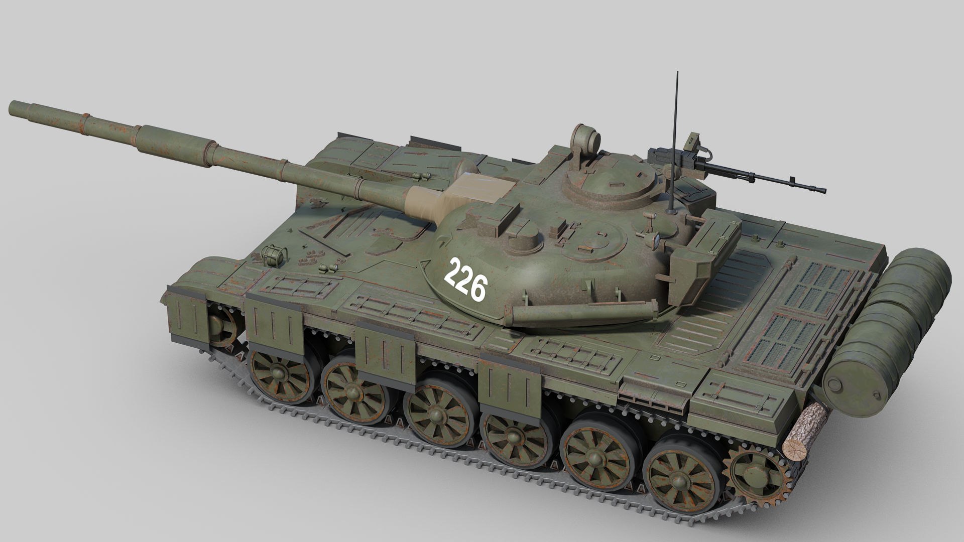 3D Model T 72 Ural Tank - TurboSquid 2167251