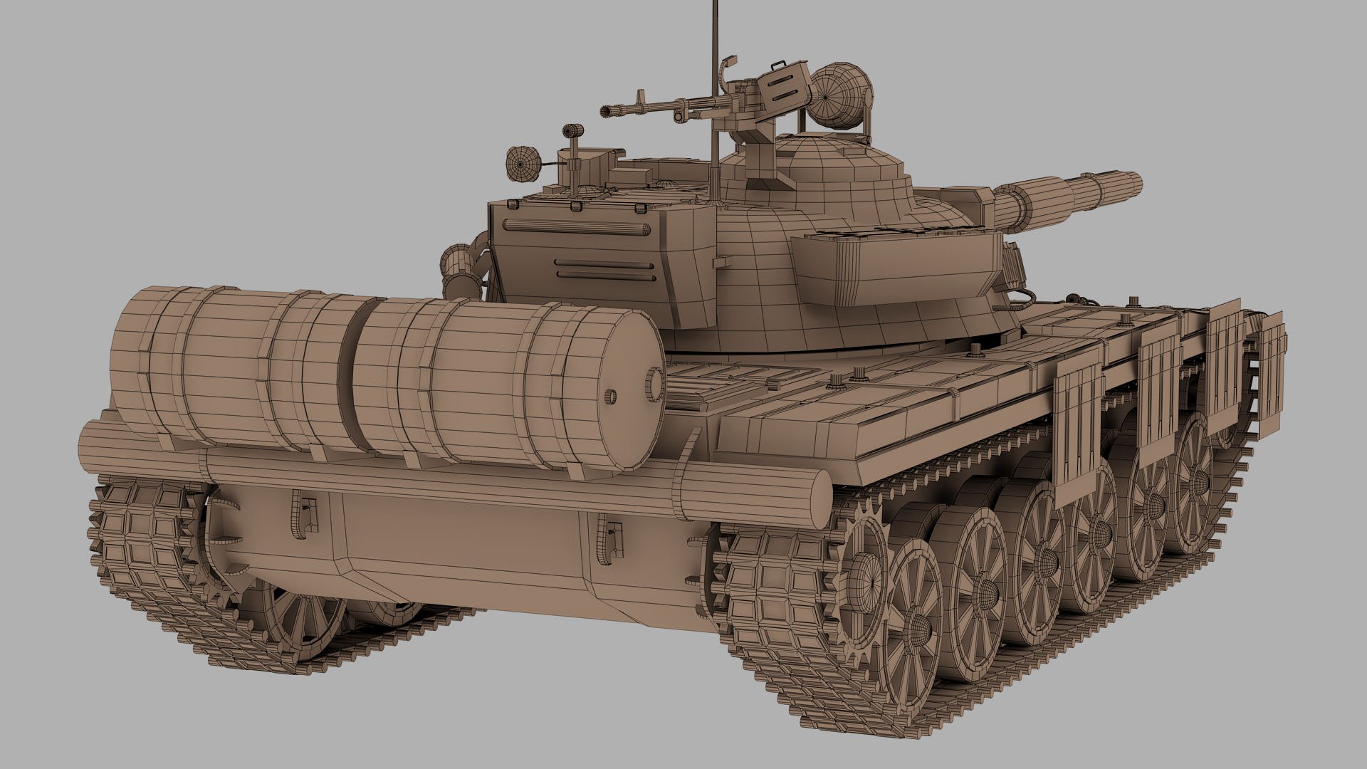 3D Model T 72 Ural Tank - TurboSquid 2167251