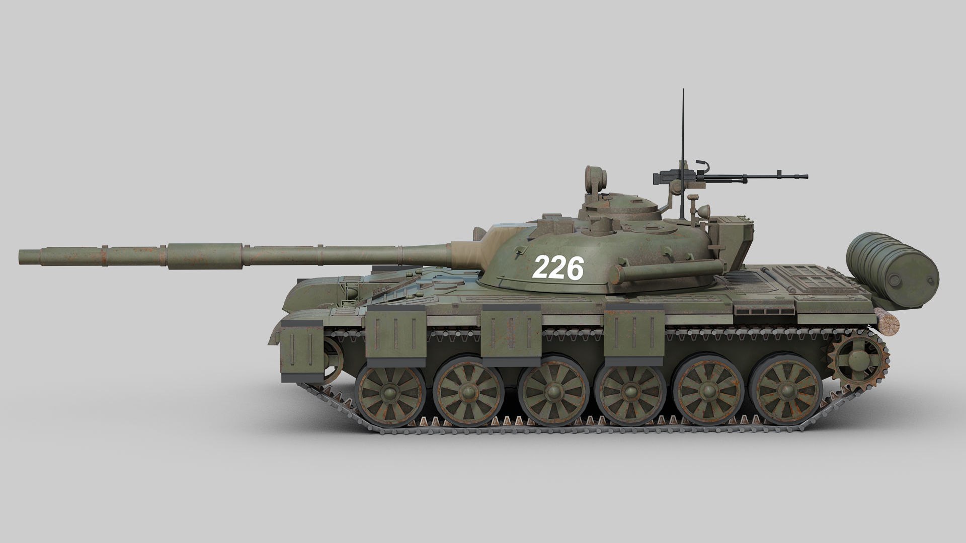 3D Model T 72 Ural Tank - TurboSquid 2167251