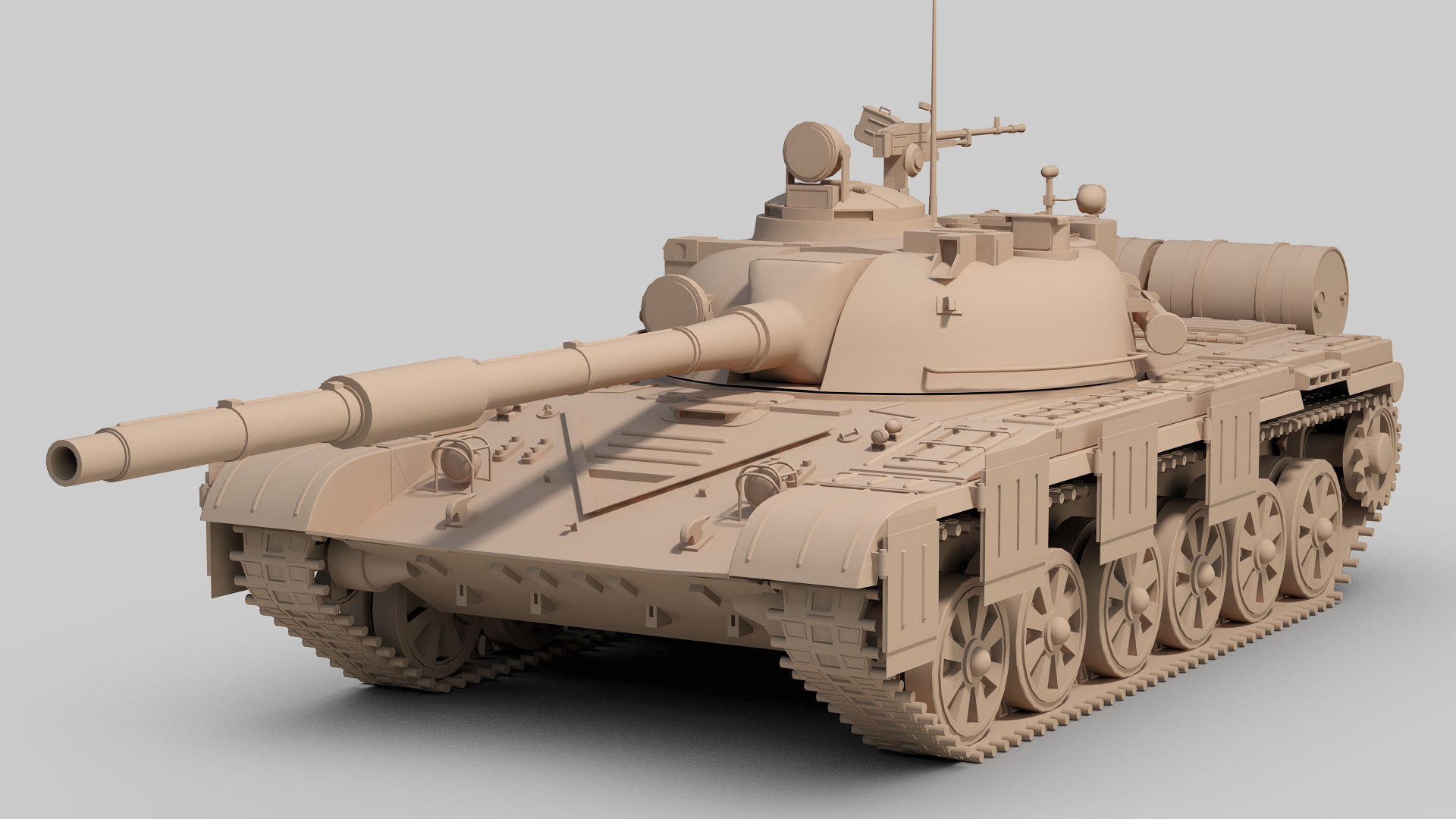 3D Model T 72 Ural Tank - TurboSquid 2167251
