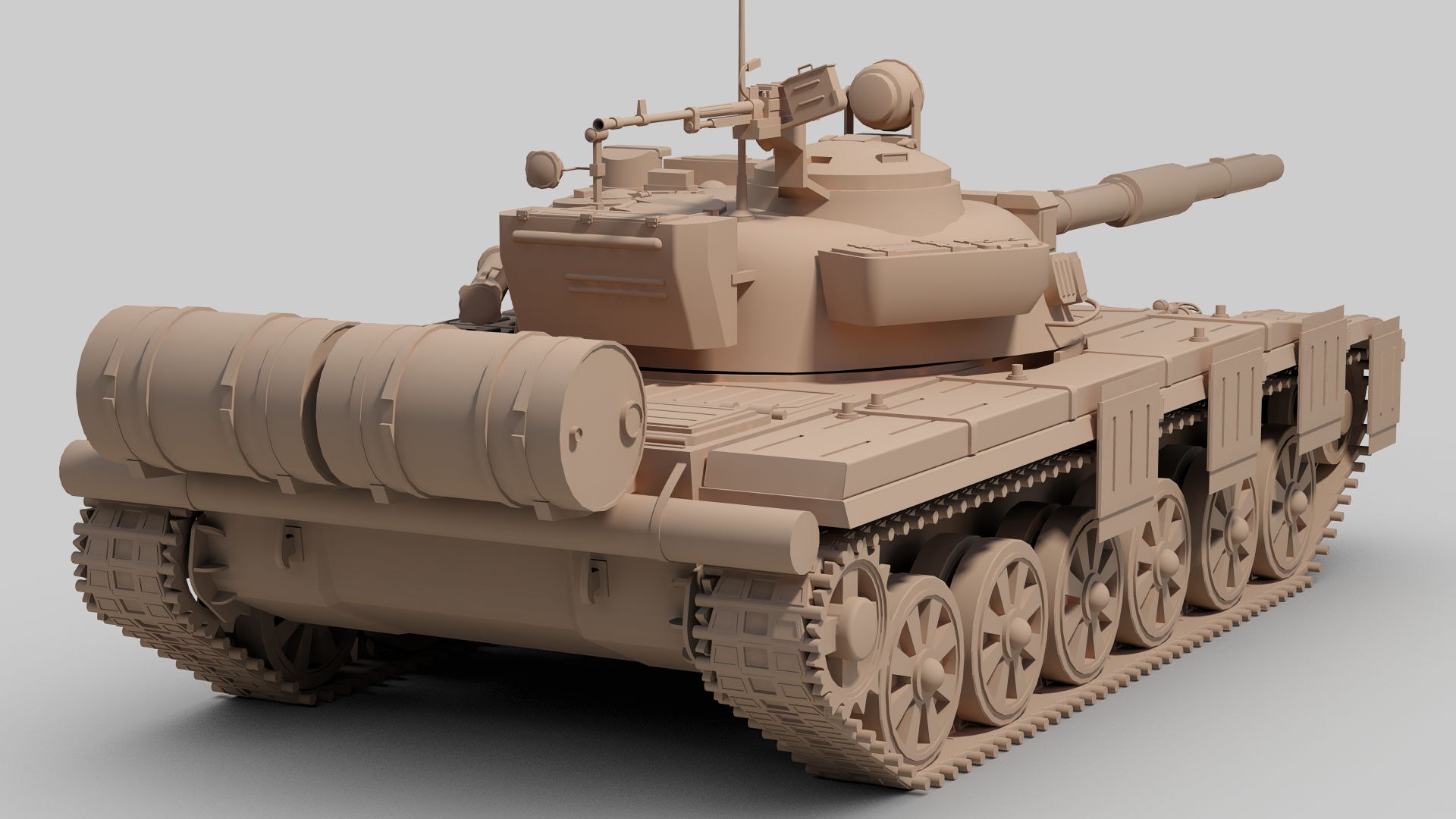 3D Model T 72 Ural Tank - TurboSquid 2167251