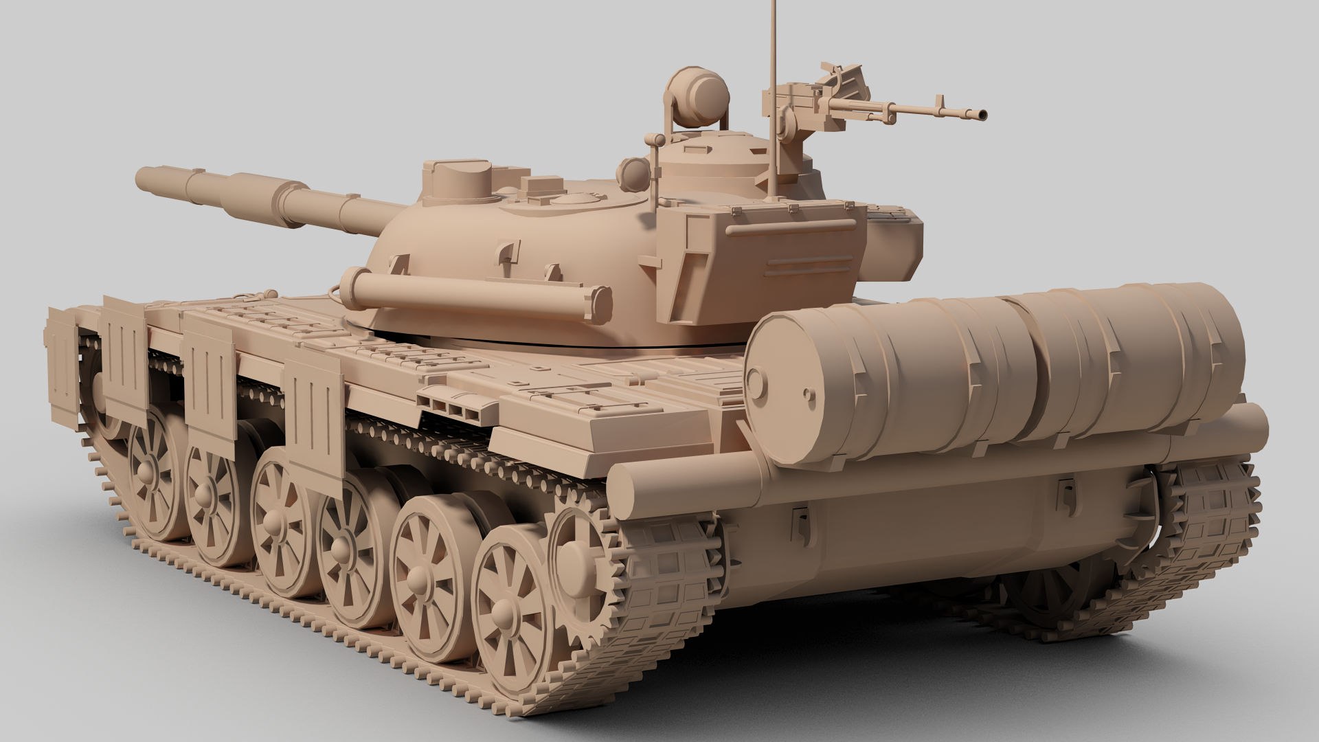 3D Model T 72 Ural Tank - TurboSquid 2167251