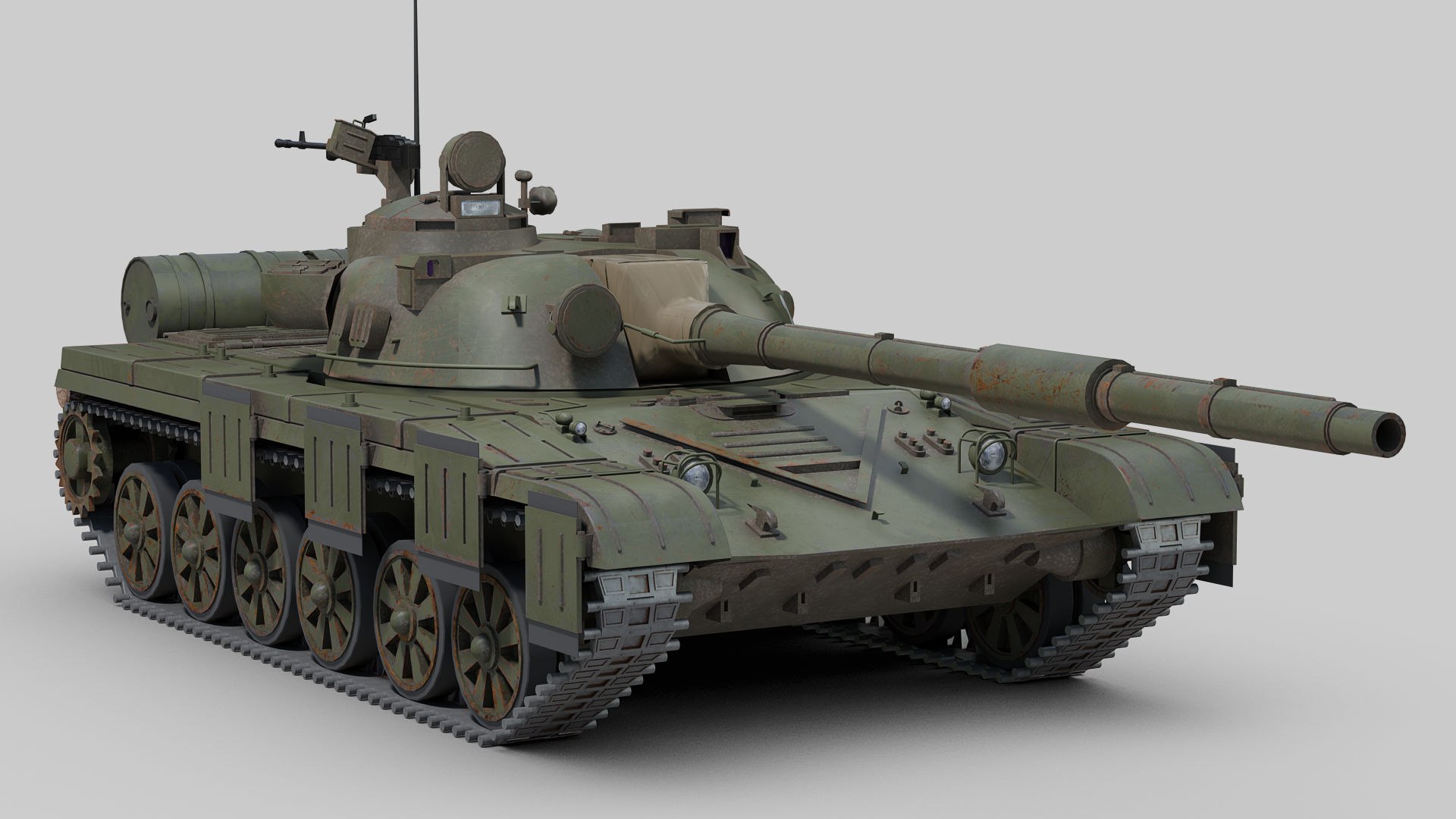 3D Model T 72 Ural Tank - TurboSquid 2167251