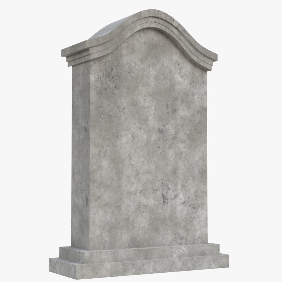 3D Tombstone 3 Model - TurboSquid 1412263