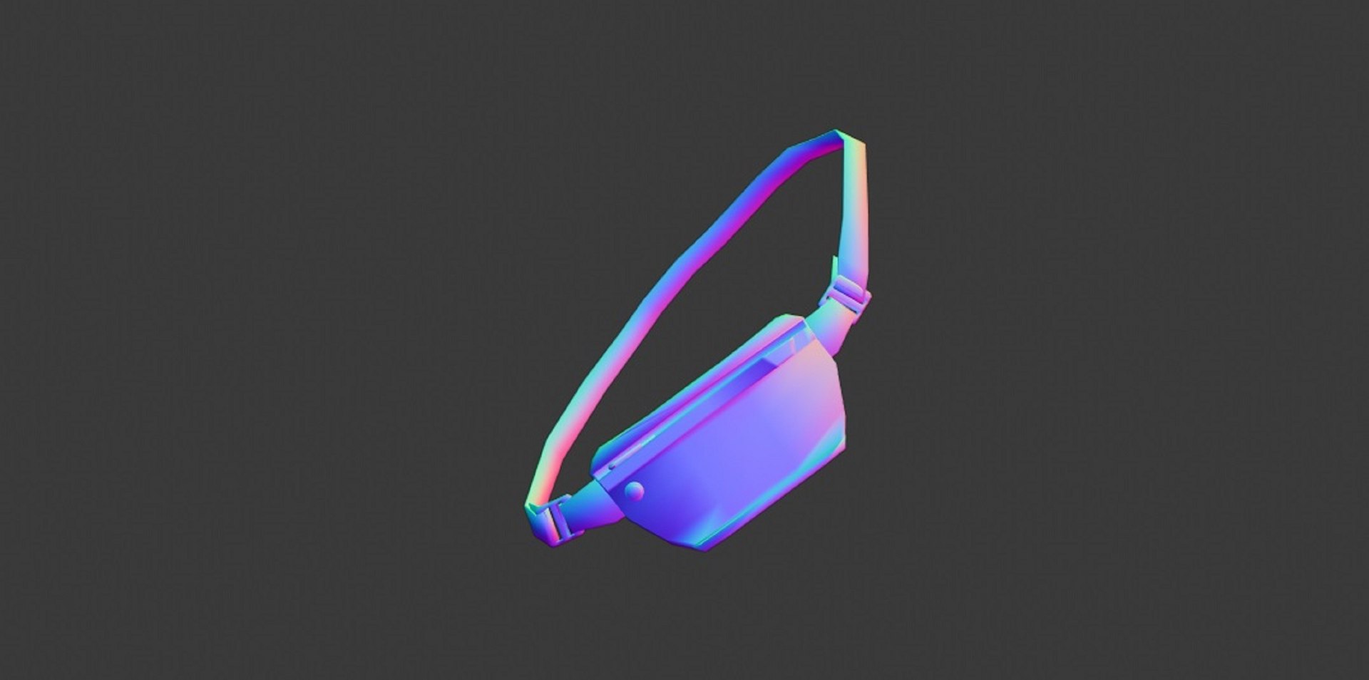 Sling Bag Low Poly Model 3D Model - TurboSquid 1927694