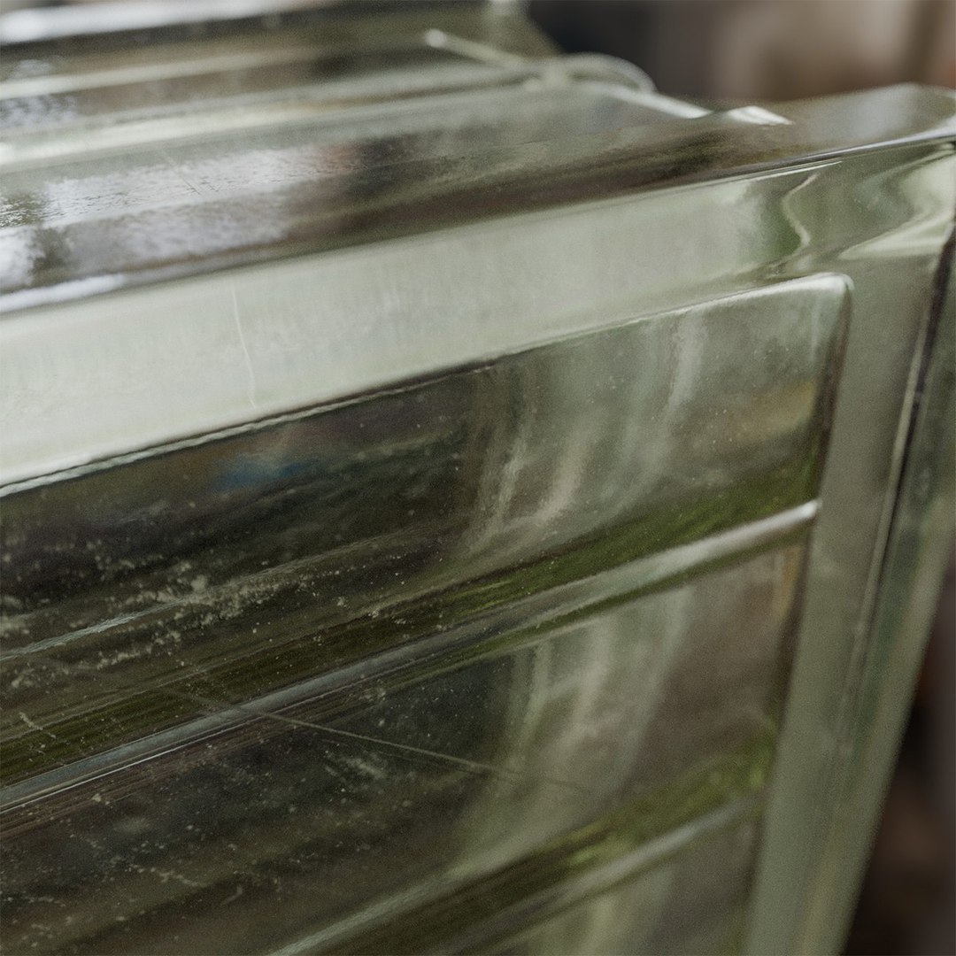 Realistic Glass Block Model - TurboSquid 2193066
