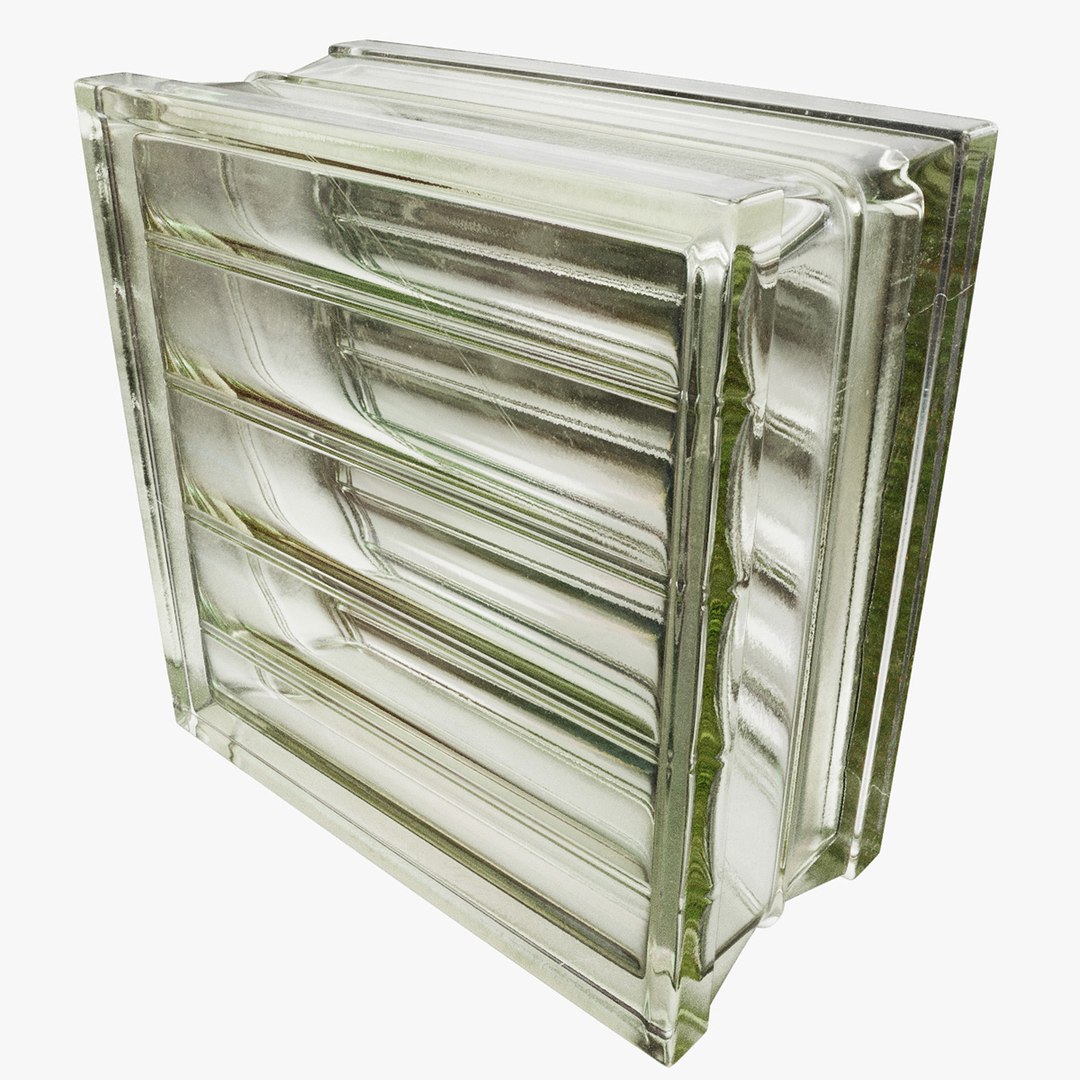 Realistic Glass Block Model - TurboSquid 2193066