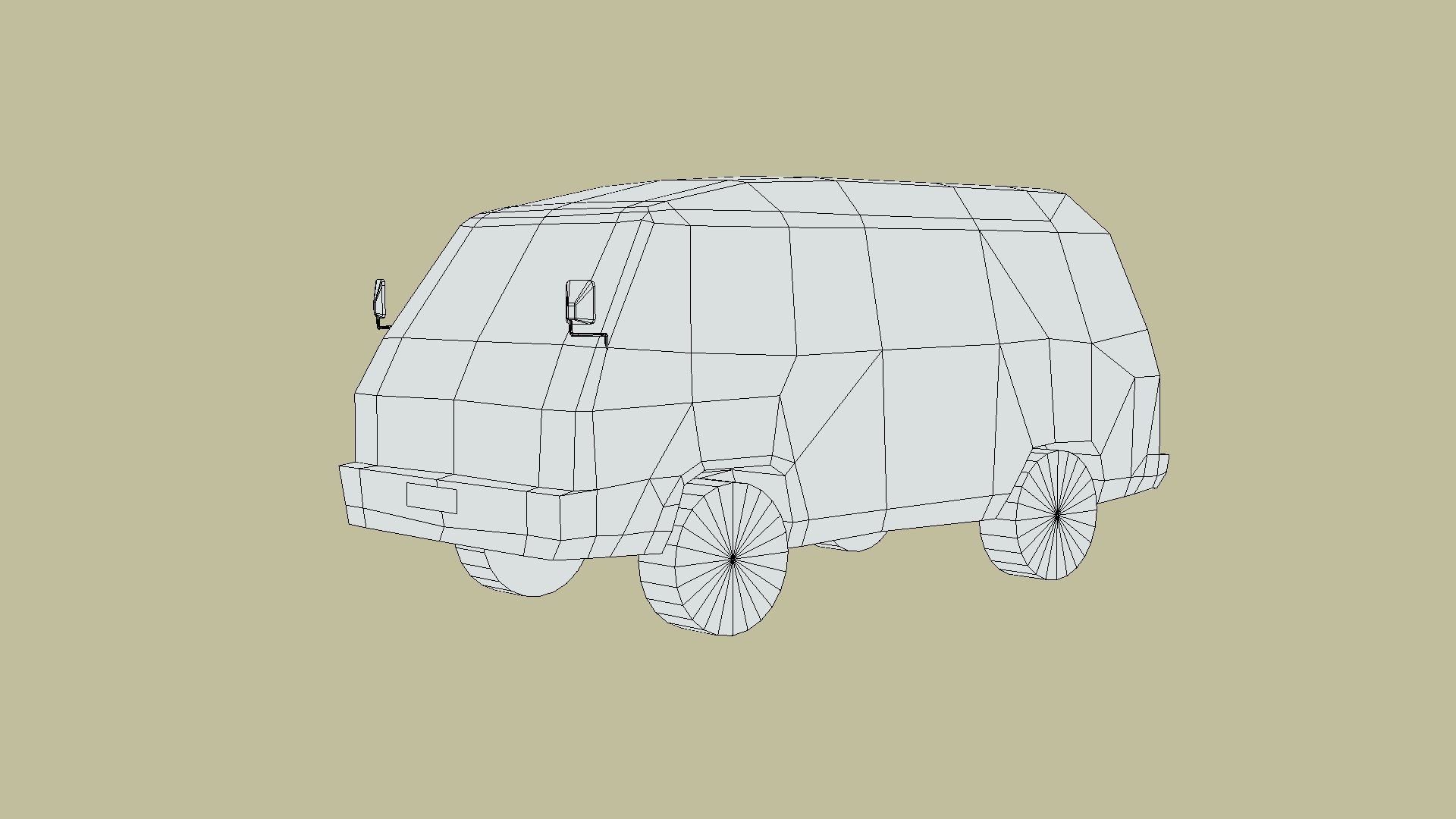 Mitsubishi Delica Wagon 1982 3D model - TurboSquid 2150363