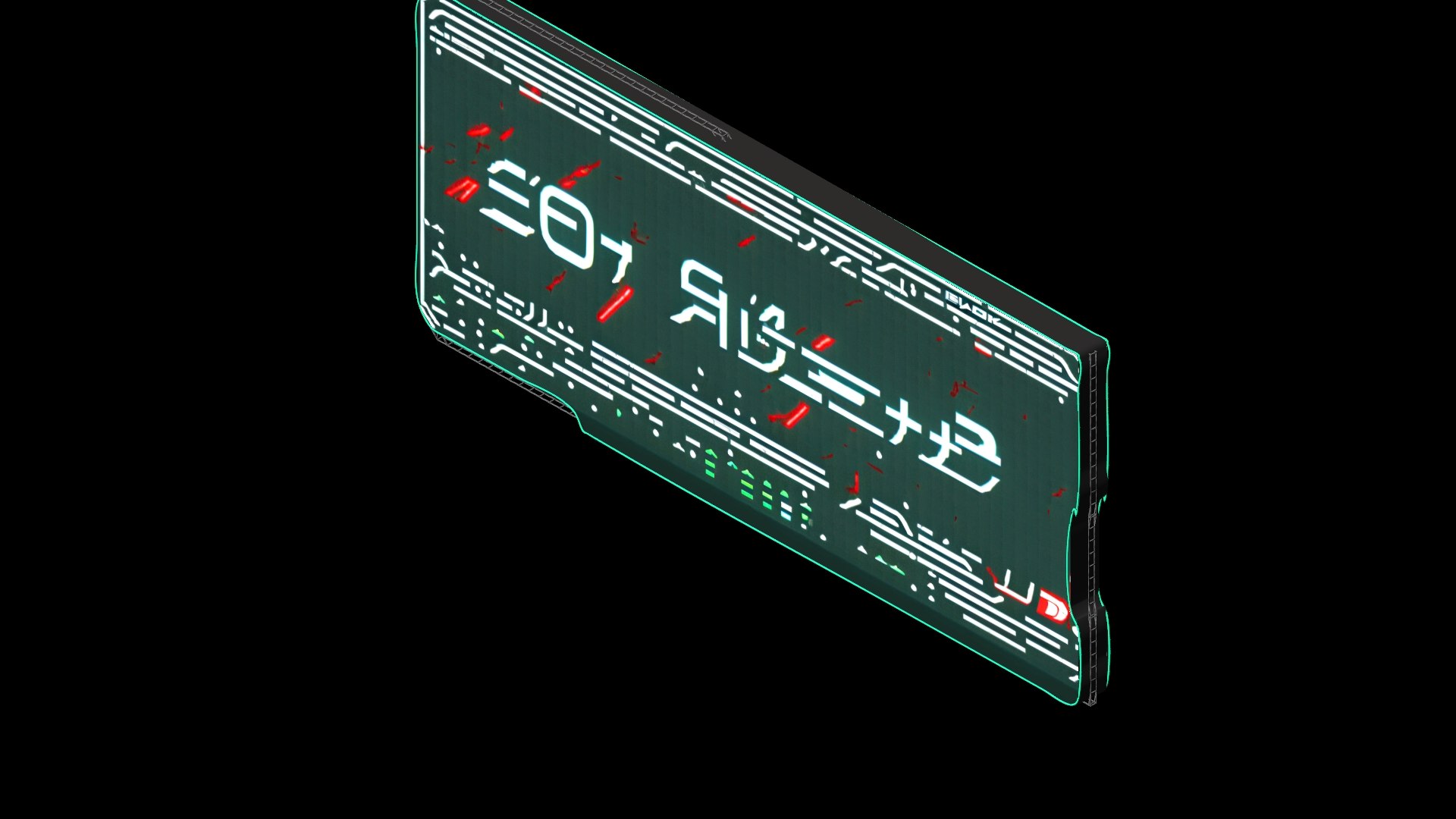 3D Sci-Fi Sci Fi Cyberpunk City Neon Ad Light Board Street 85 Model ...