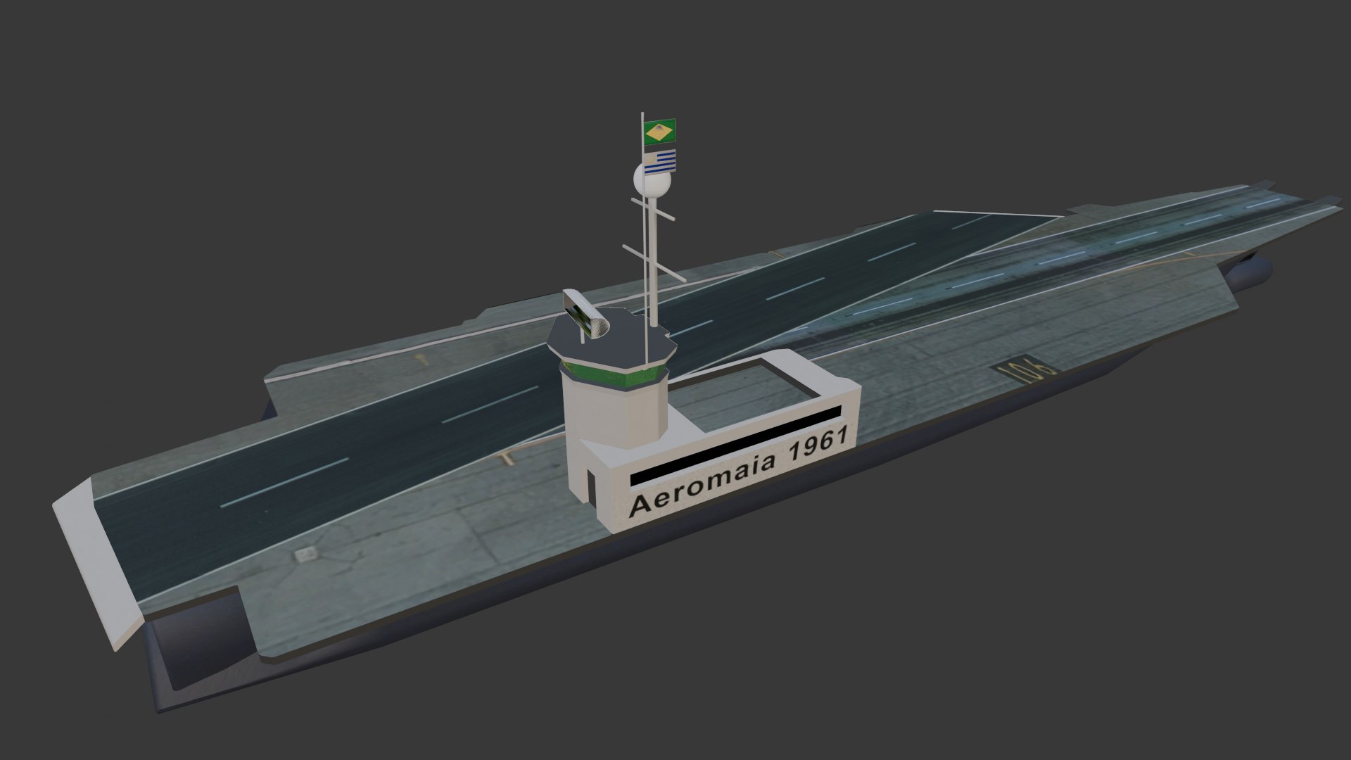 Nimitz Class Aircraft Carrier Ready For MSFS 3D Model - TurboSquid 2299728