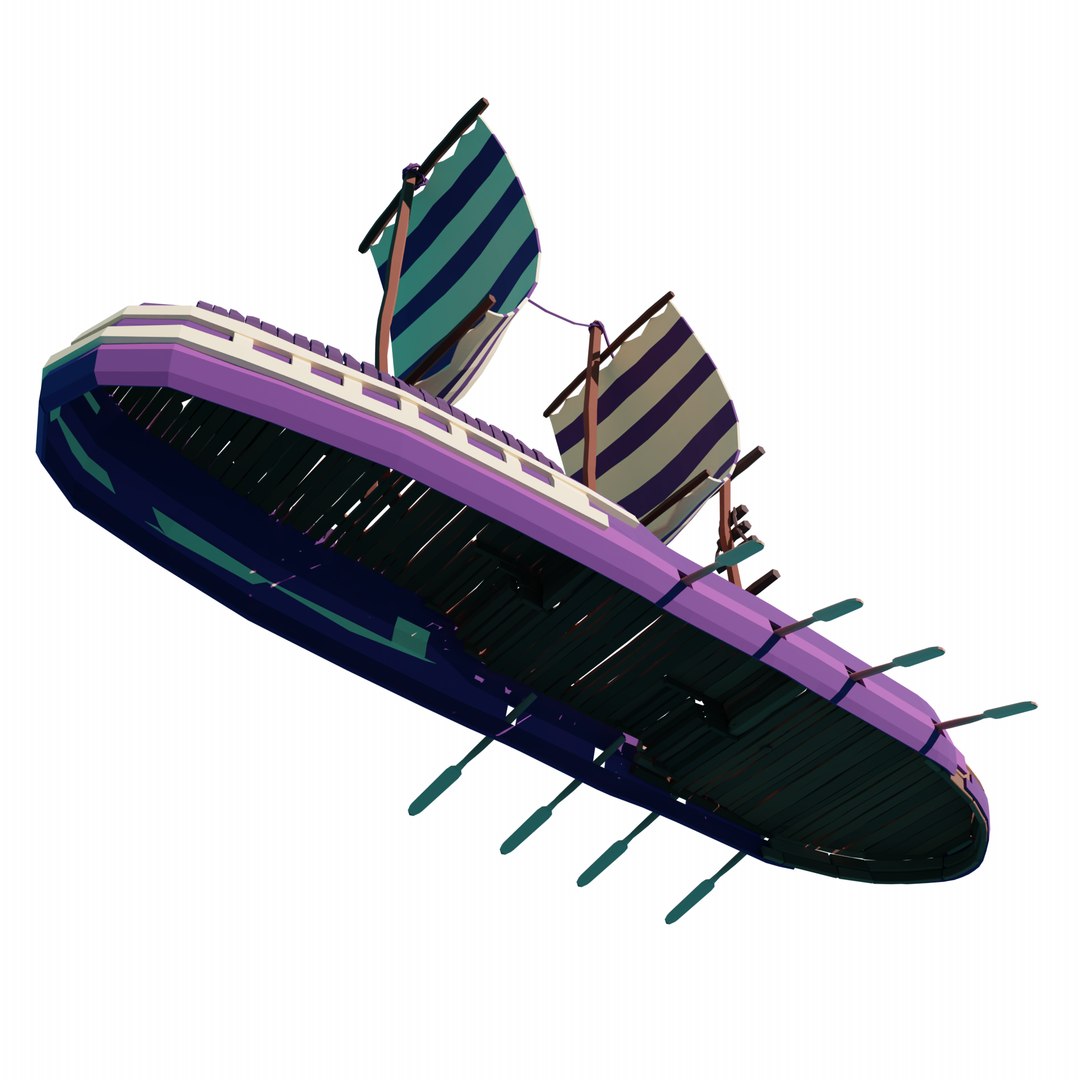 3D Model Stylized Ship-5 - TurboSquid 1972892