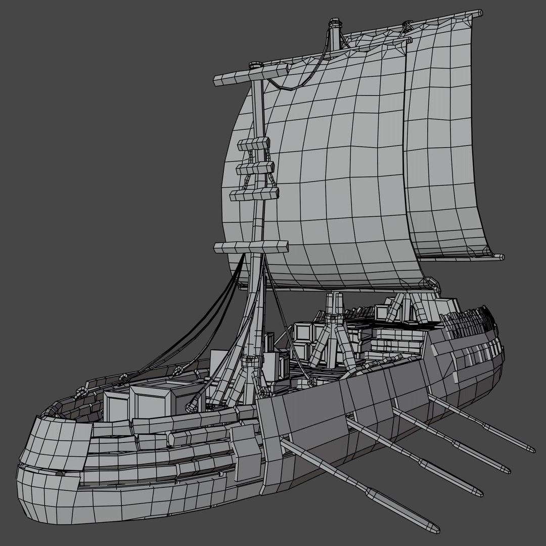 3D Model Stylized Ship-5 - TurboSquid 1972892