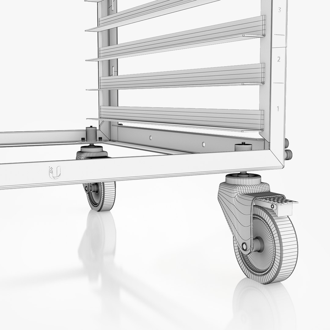 3D Ubiquiti Unifi Toolless Mini Rack - TurboSquid 1847254