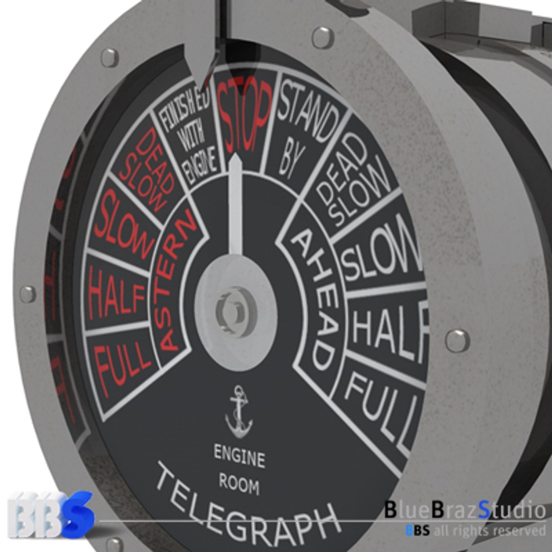 Engine Order Telegraph 3d Model